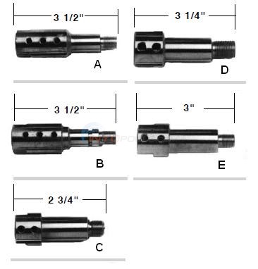 Motor Shaft Extensions Parts - INYOPools.com