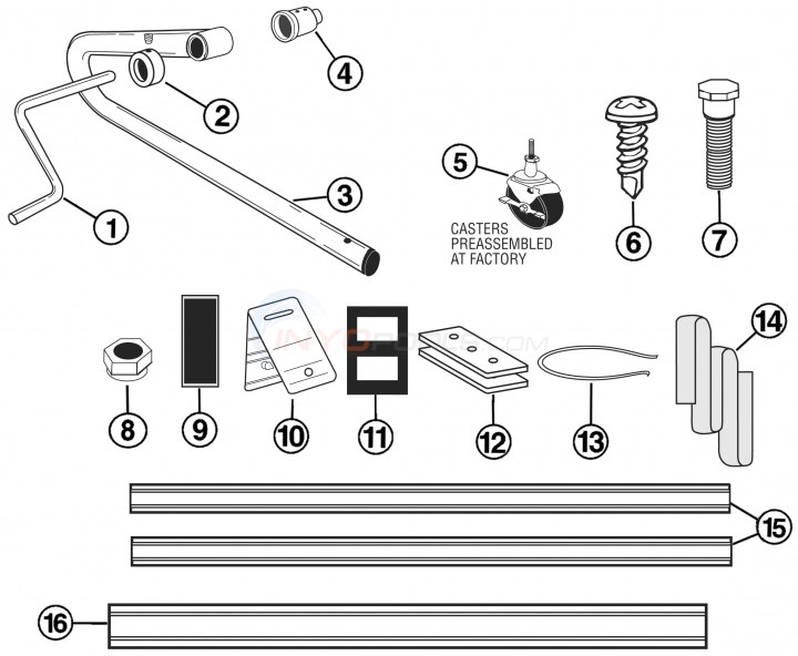 Odyssey M500 Solar Reel Parts - INYOPools.com