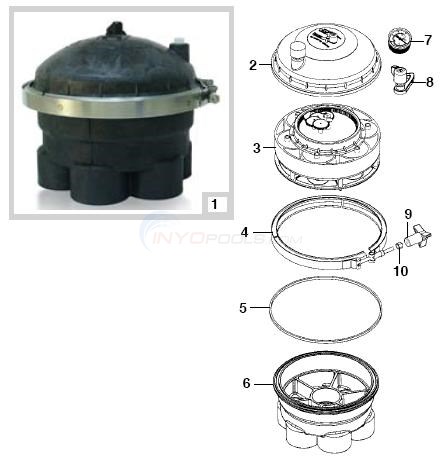 Paramount Water Valves Parts - INYOPools.com