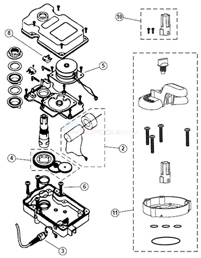 Pentair / Compool Actuator CVA-L24 Parts - INYOPools.com