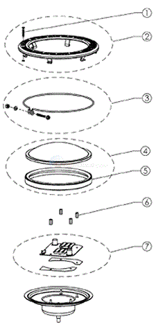 Pentair Intellibrite White LED Lights, 2nd Generation after 2010 Parts ...