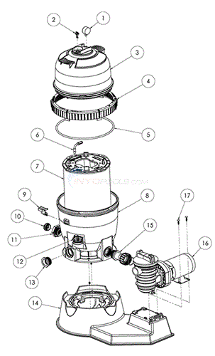 Sta-Rite PLM Filter System (2009-Current) Parts - INYOPools.com