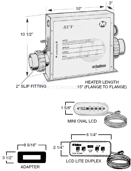 Balboa SUV System Parts - INYOPools.com