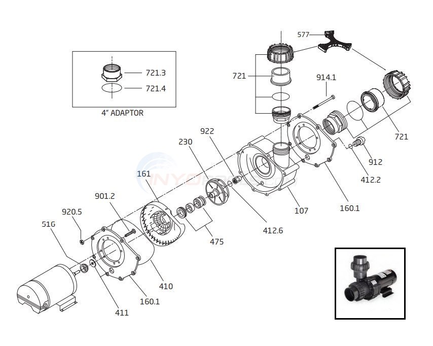 Speck Model 21-80 G Parts - INYOPools.com
