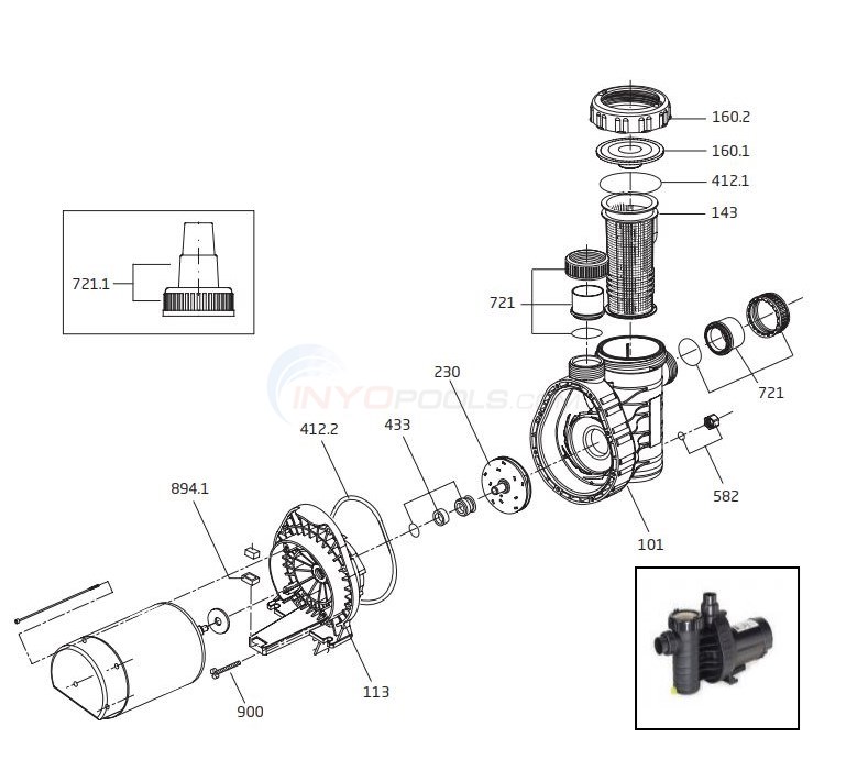 Speck Model A91 Parts - INYOPools.com