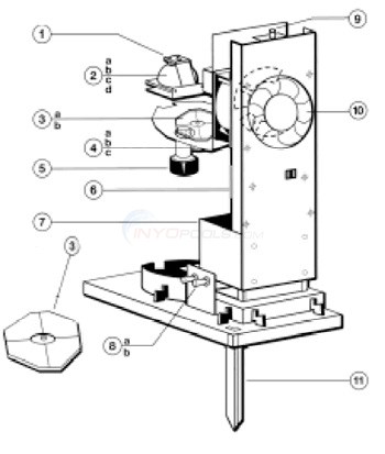 Super Vision Illuminator SV25TH (After January 2000) Parts - INYOPools.com