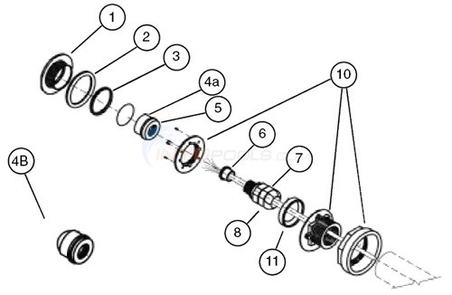 Super Vision Vinyl Glass Lens Parts - INYOPools.com