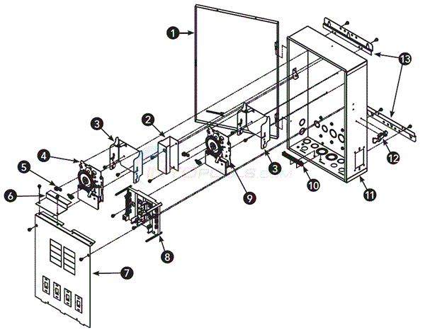 T40000R Series Control Panels Parts - INYOPools.com