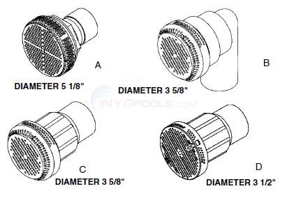 Waterway Suction Fittings Parts - INYOPools.com