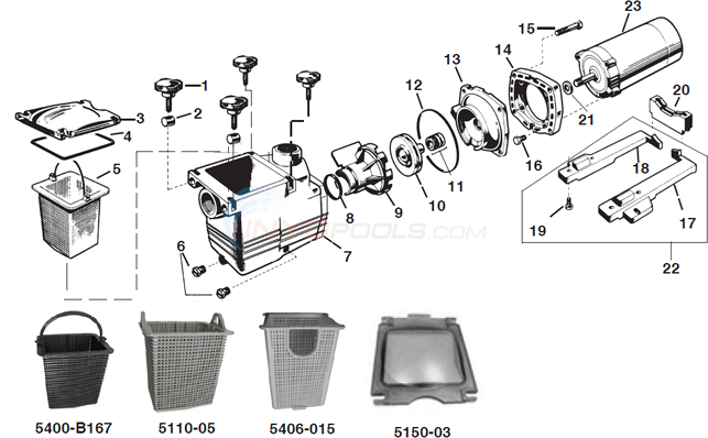 WMC / PPC AT Series Pumps Parts - INYOPools.com