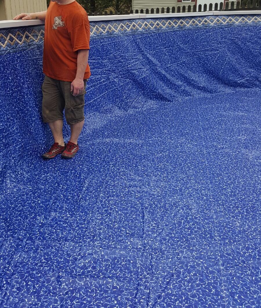 30' Round 52" Depth Beaded Liberty Heavy Gauge Liner - INYOPools.com
