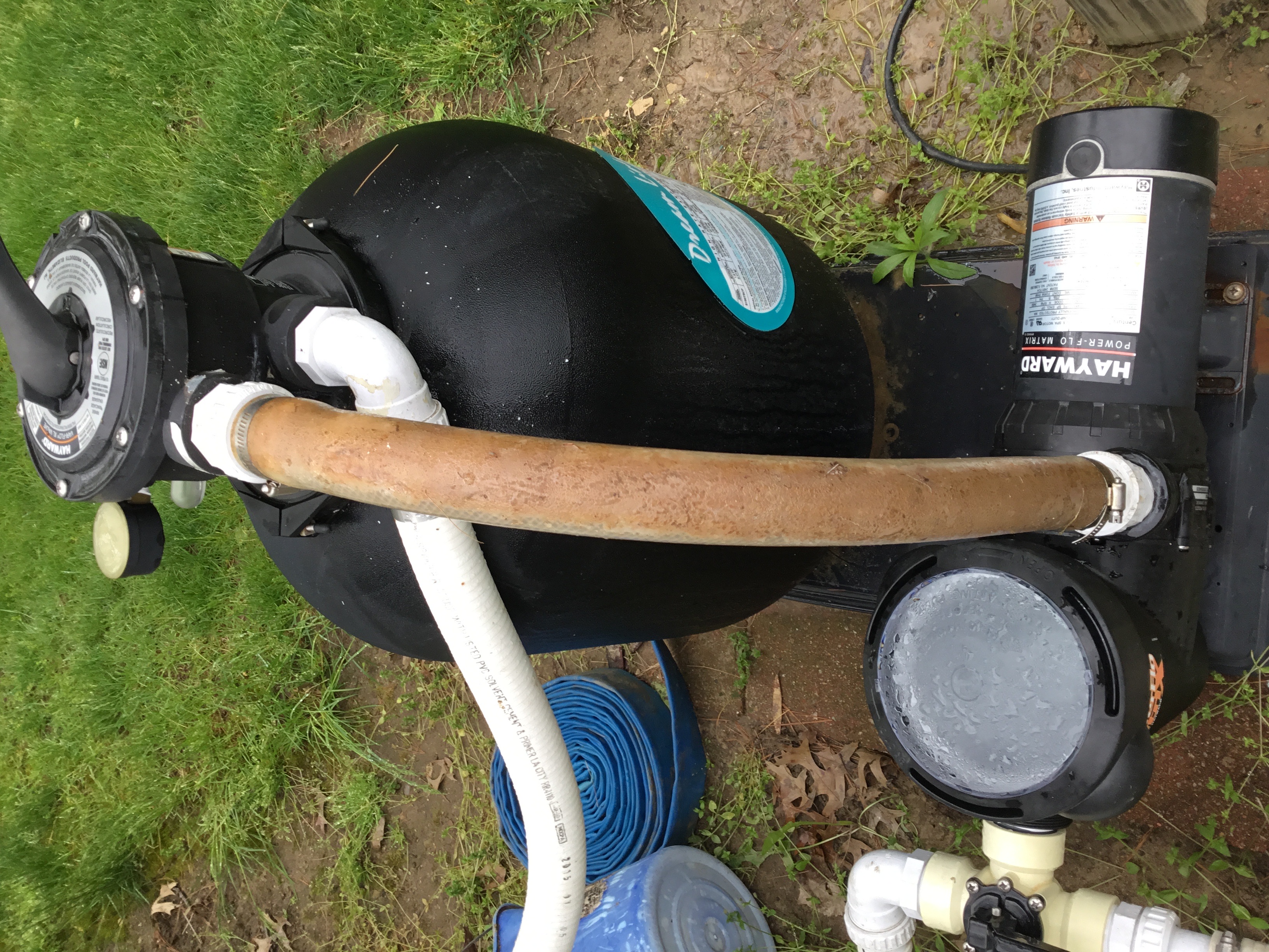 Above Ground Pool Filter Connection Hose, 1-1/2" x 3' - NA266 ...