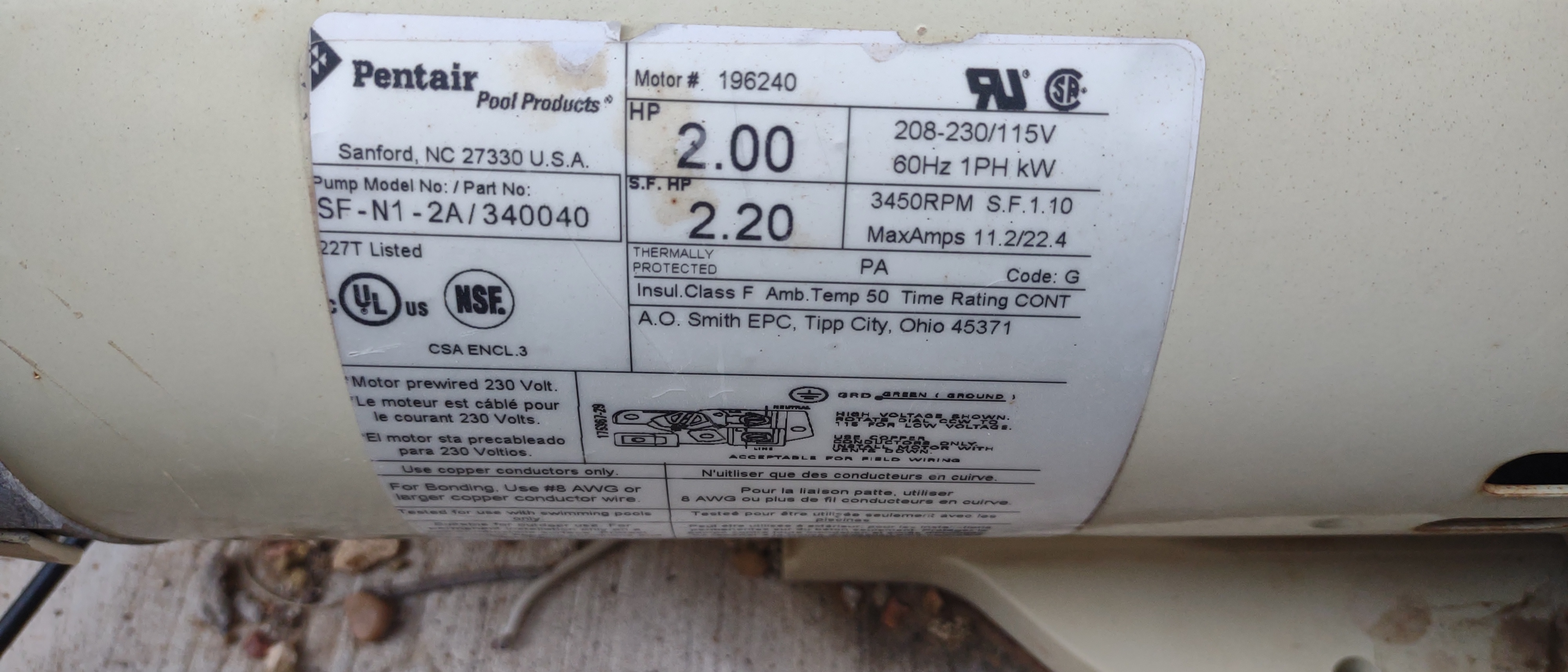 Aladdin Tune Up Kit Pentair SuperFlo/Sta-Rite SuperMax - GOKIT78 ...