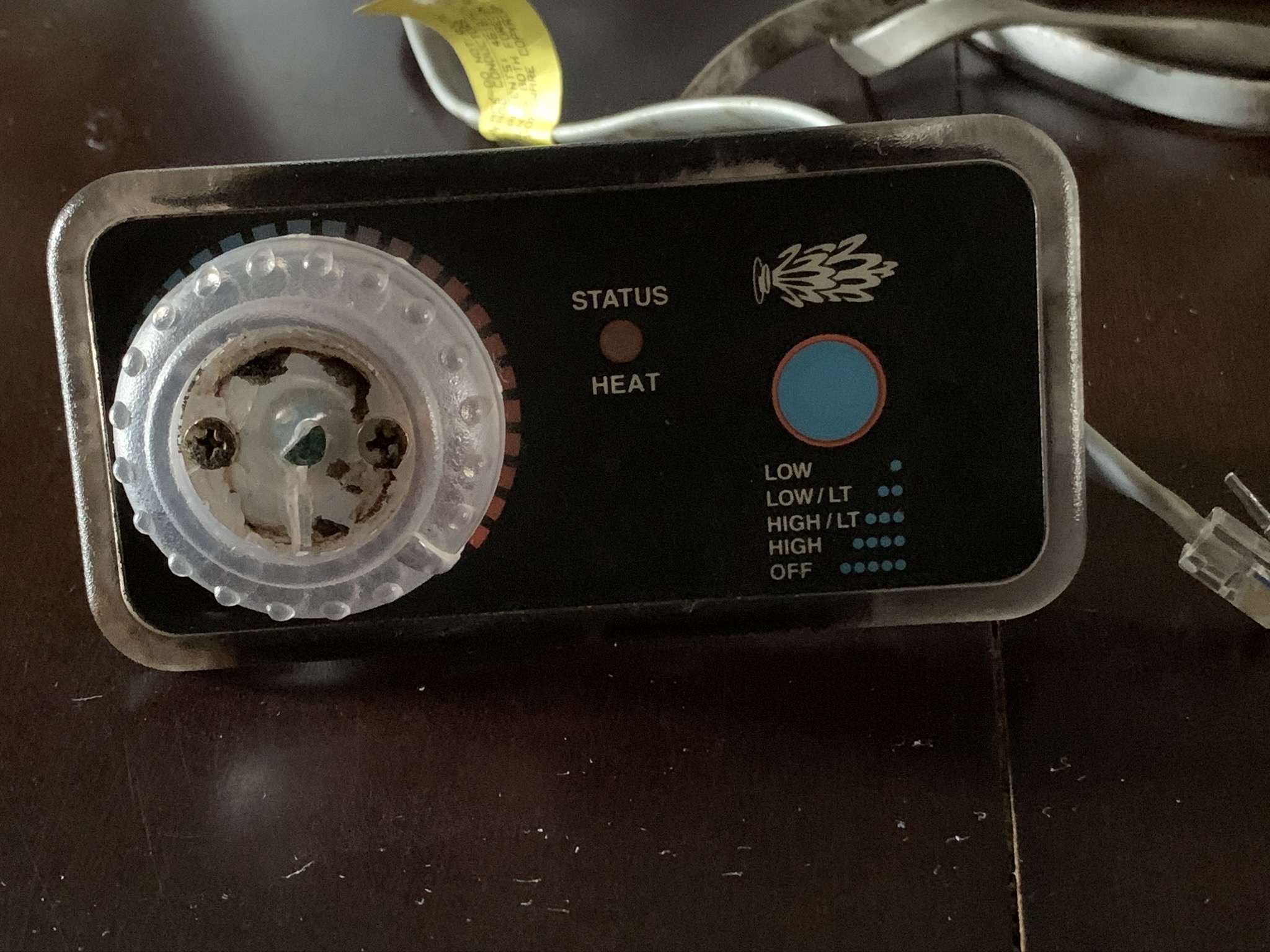 Balboa Topside, 1 Button w/ T-Stat Knob - 51219 - INYOPools.com