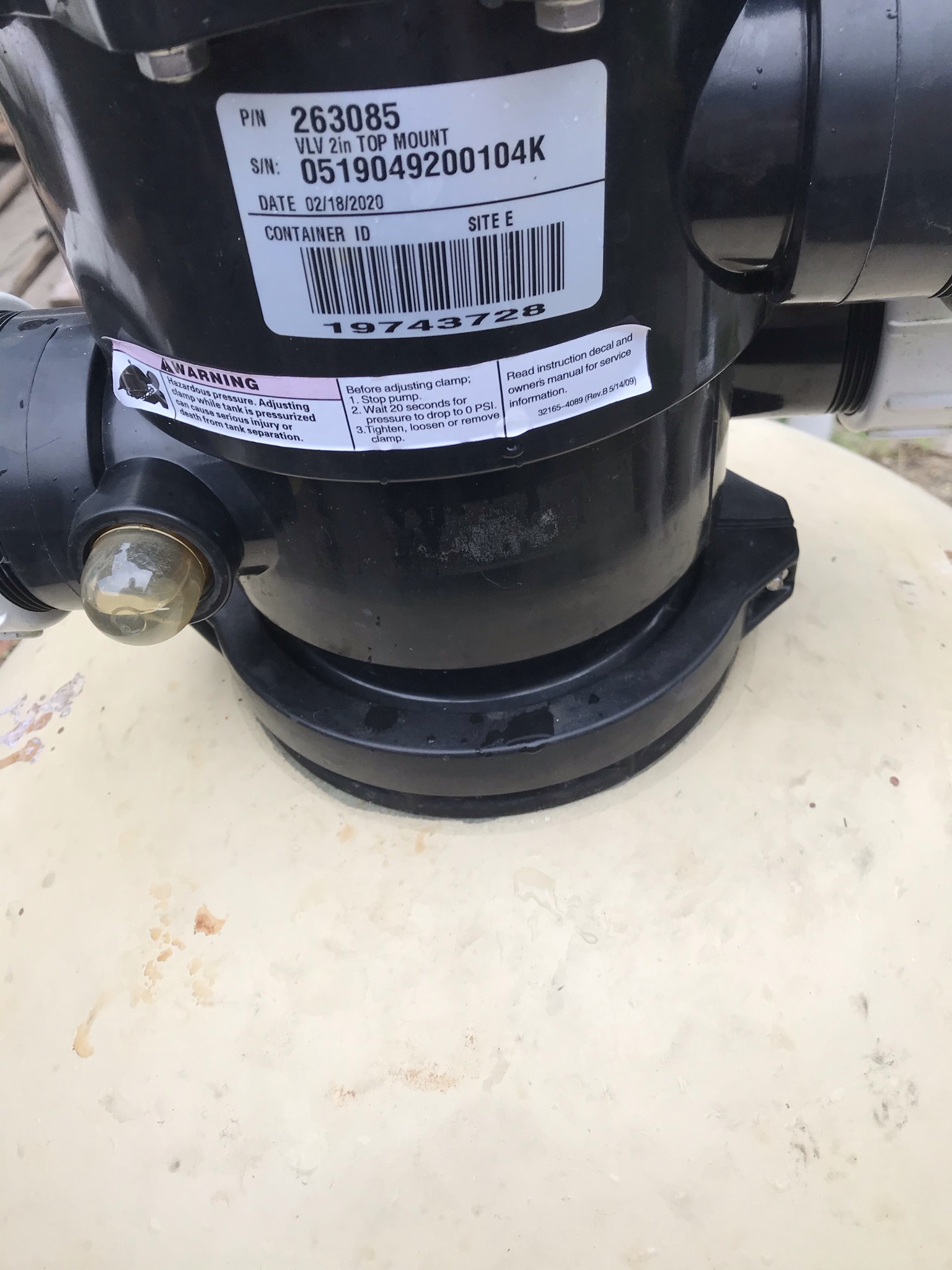 Custom Molded Products Pentair Tagelus Multi-Port Valve, Clamp Style ...