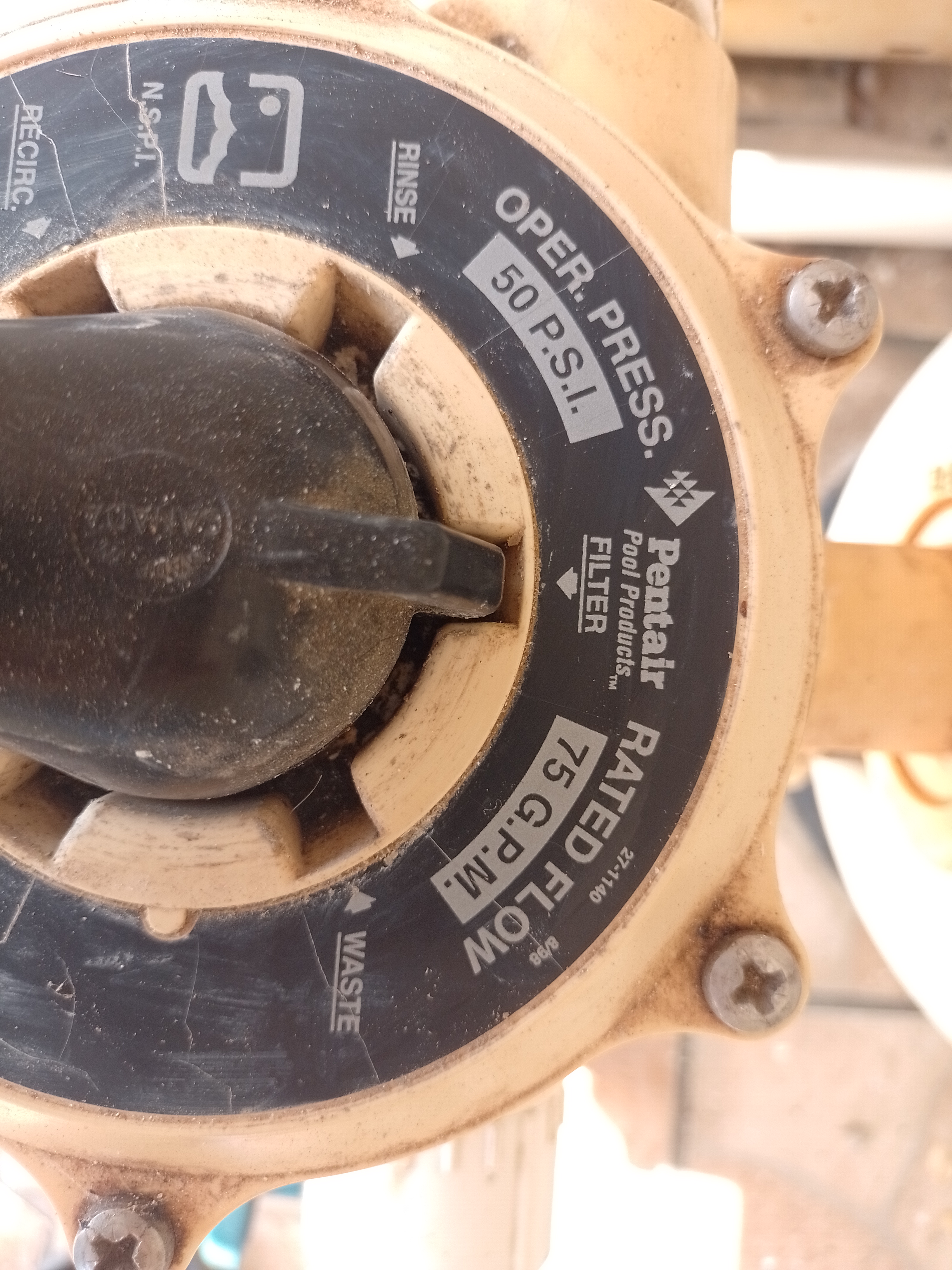 Generic Pentair 2" High Flow Multiport Valve w/ Plumbing for Triton ...