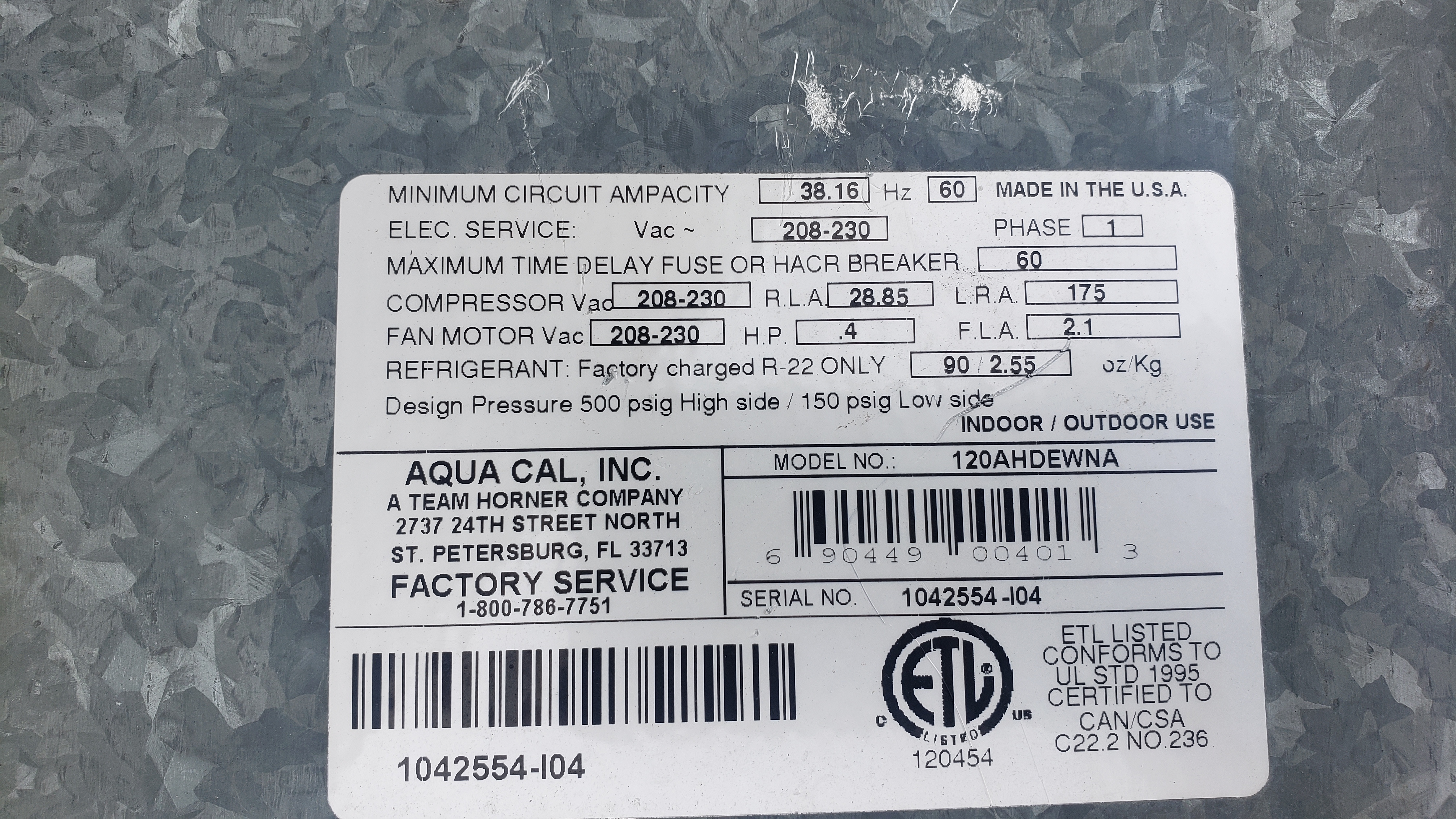 Display for AquaCal Heat Pump - ECS0276 - INYOPools.com