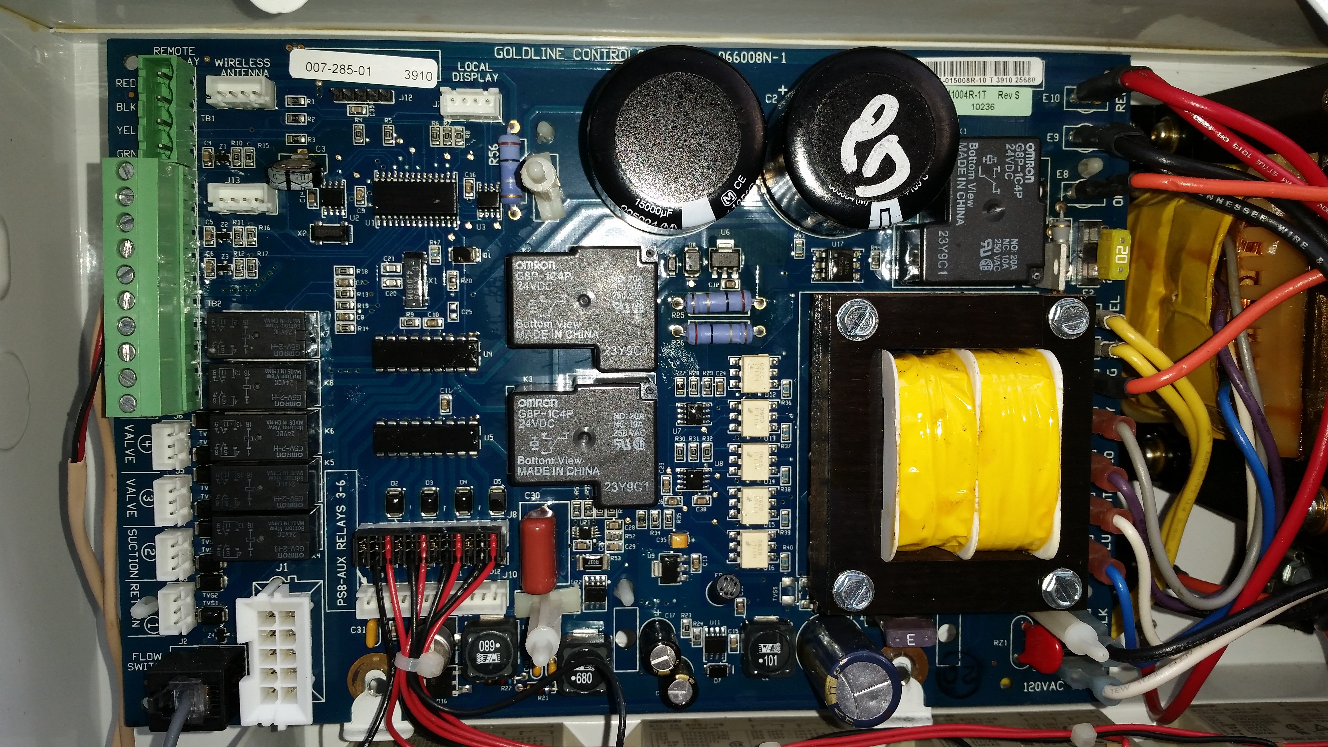 Goldline Controls Hayward Aquarite Replacement Main PCB Printed Circuit ...