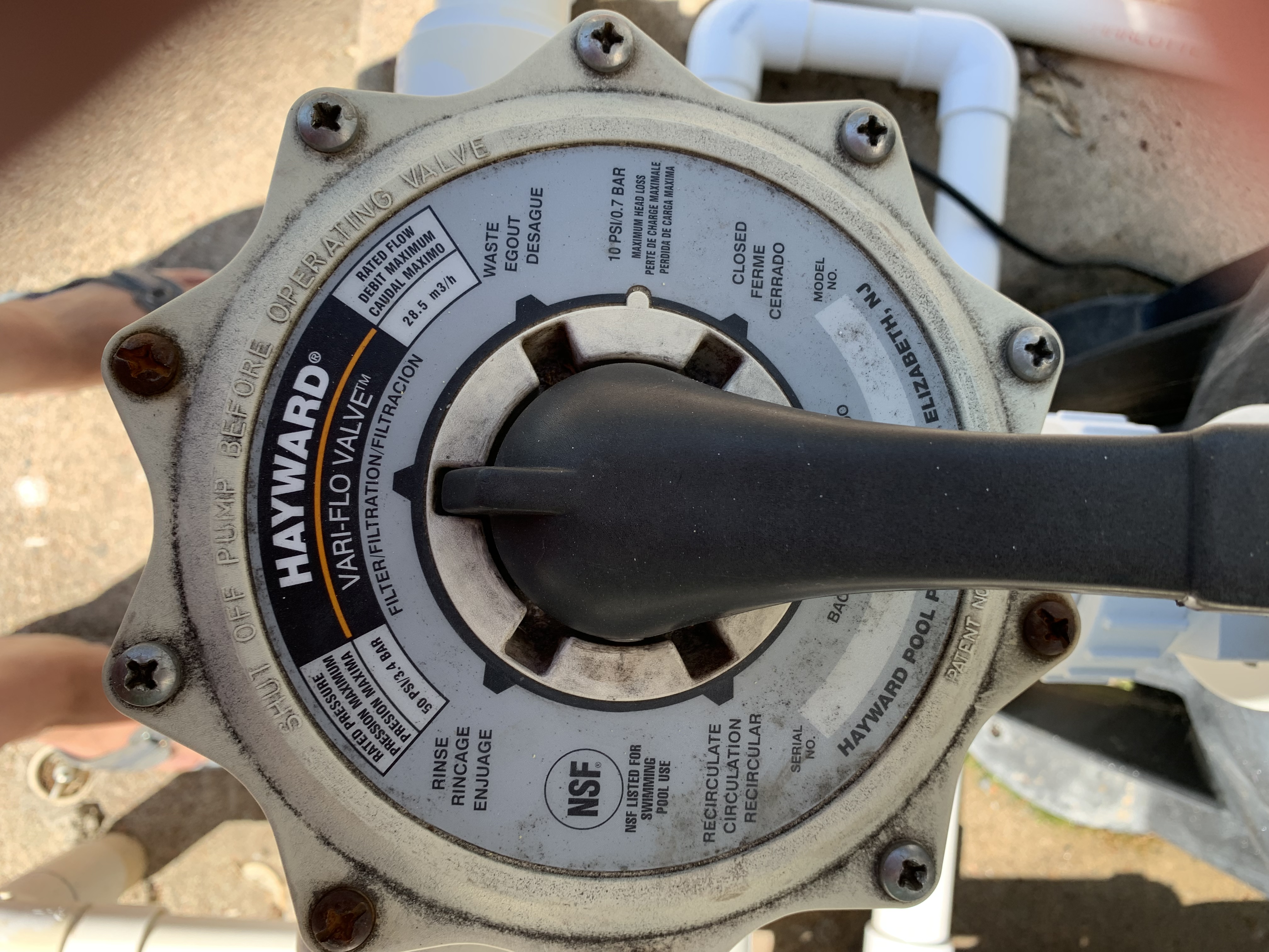 Hayward Universal Vari-Flo Multiport Valve, 2" - SP0715XALL - INYOPools.com