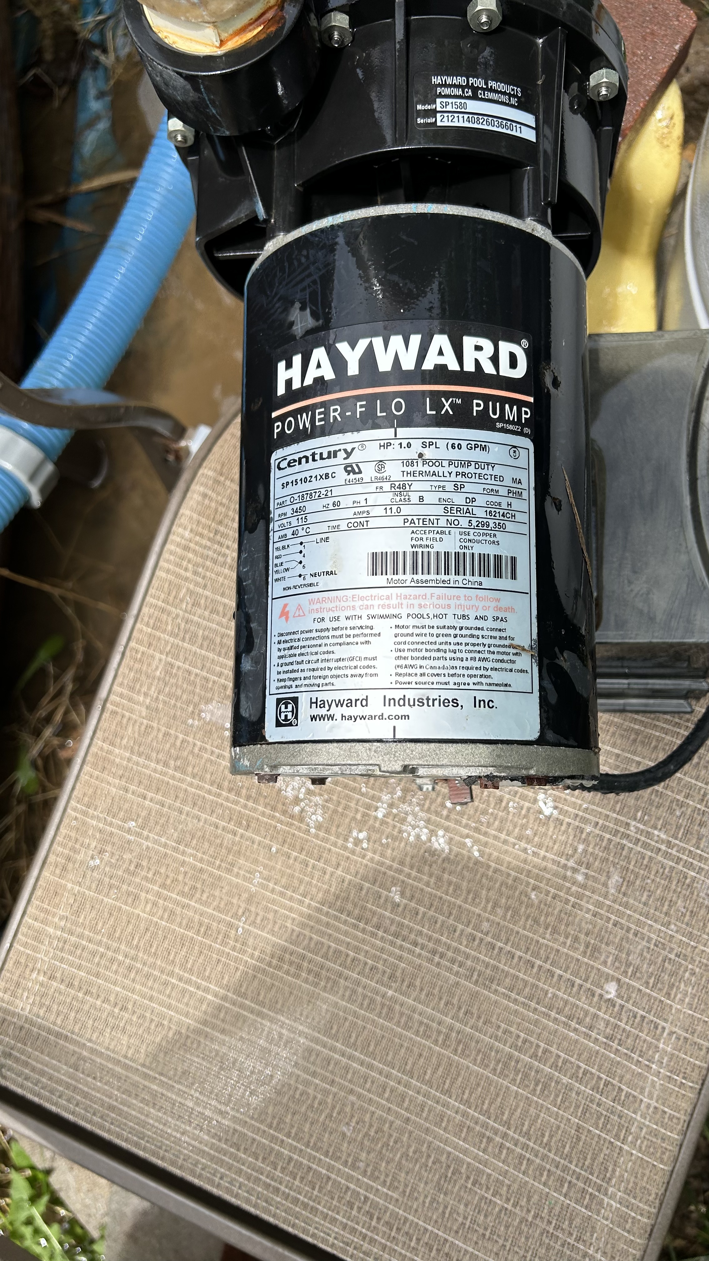 Hayward Powerflo LX Pool Pump Strainer Housing Assembly - SP1516 - SP ...