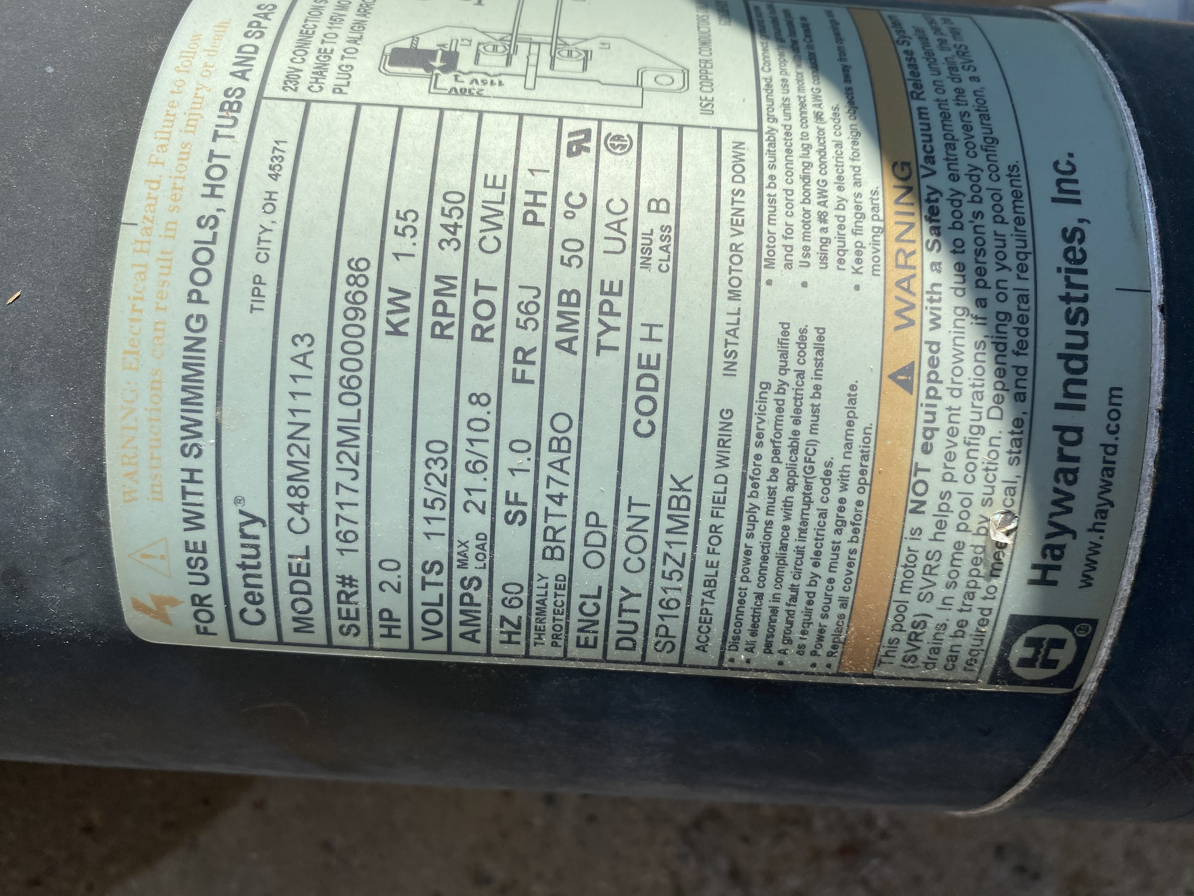 Questions for Hayward® Super Pump Seal Assembly Kit - SPX1600TRA ...