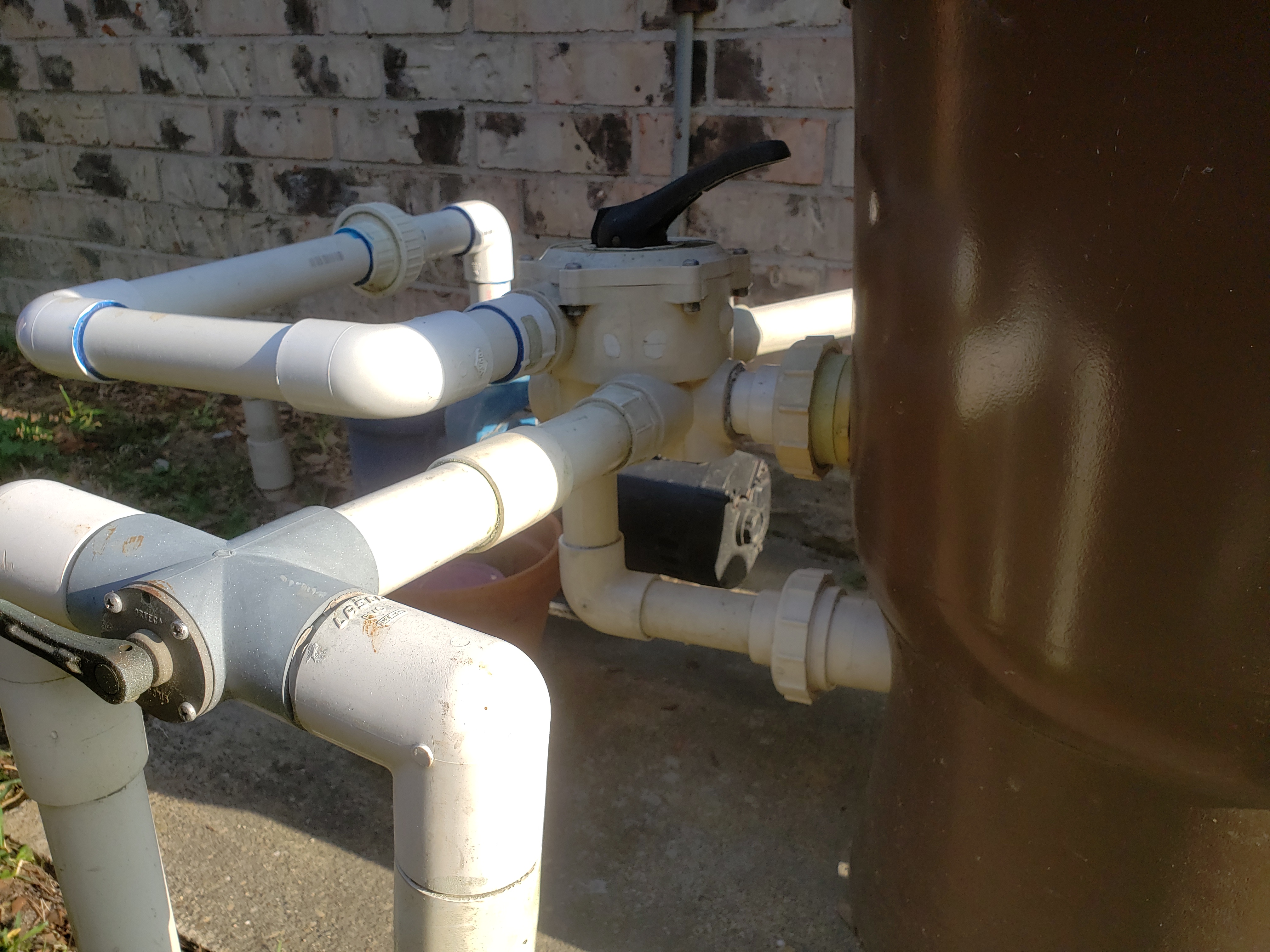 Hayward Multiport Vari-Flo DE Filter Backwash Valve, 1-1/2 ...