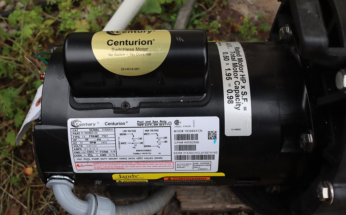 Magnetek Century (A.O. Smith) 0.75 HP Up Rate Motor, Square Flange 56Y ...