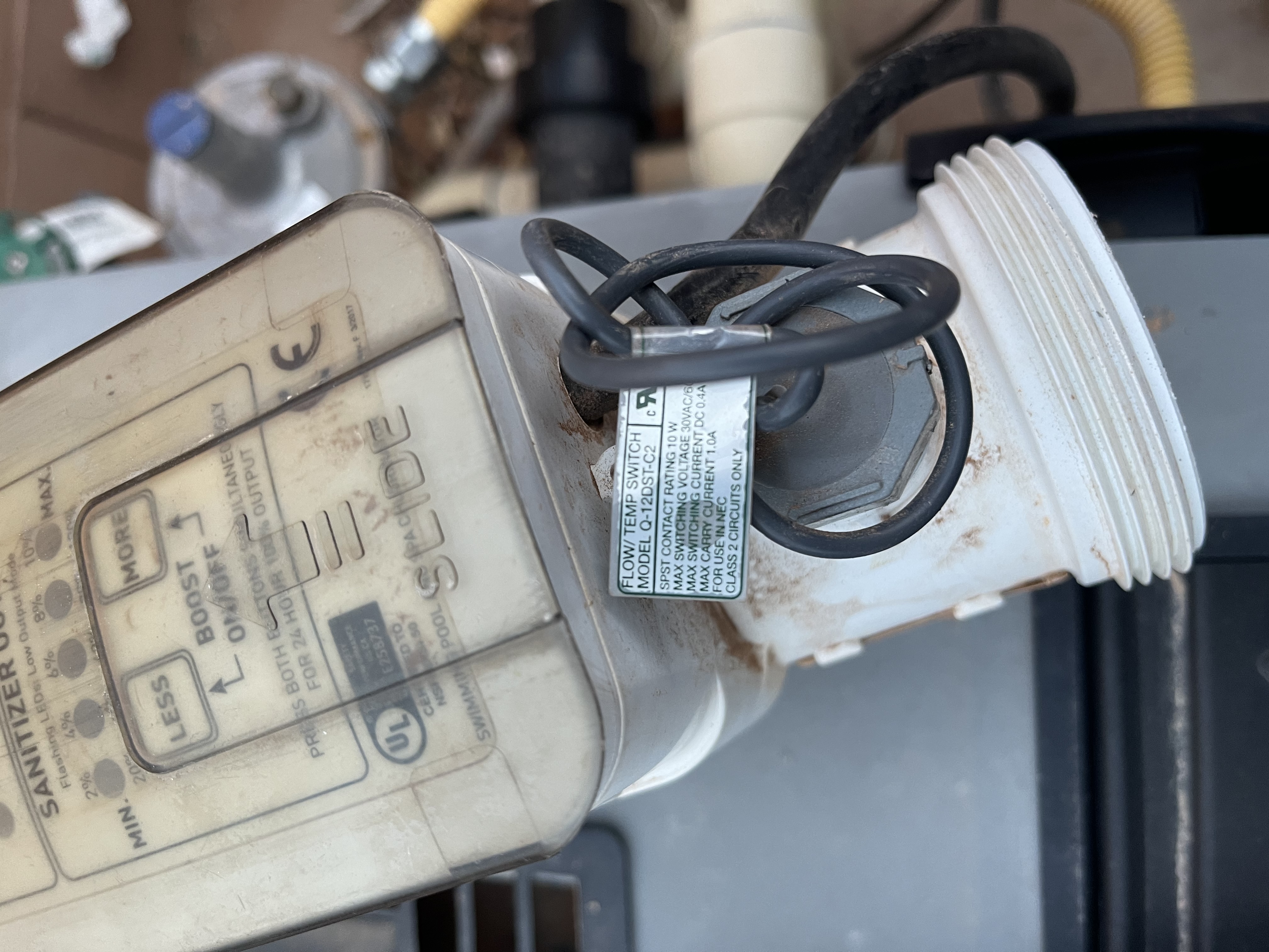 Pentair IntelliChlor Flow Switch, 0.5" Male Pipe Thread, 2 Amps - Model ...