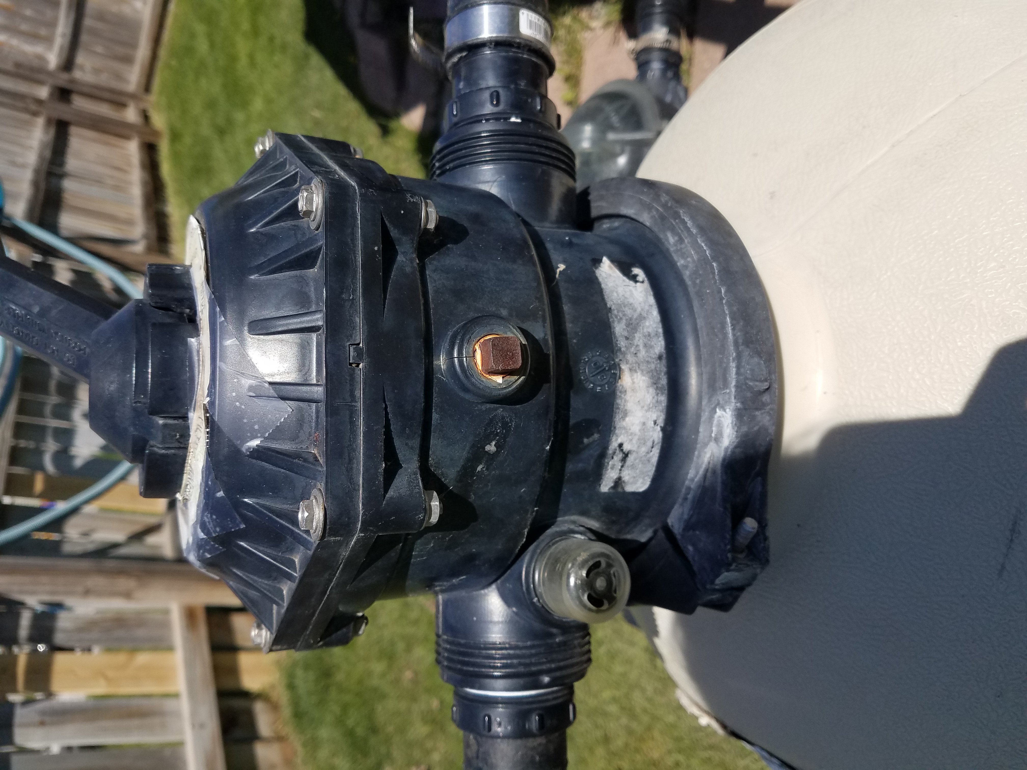 Pentair OEM Pool Filter Pressure Gauge with Indicator, Rear Mount, 0 ...