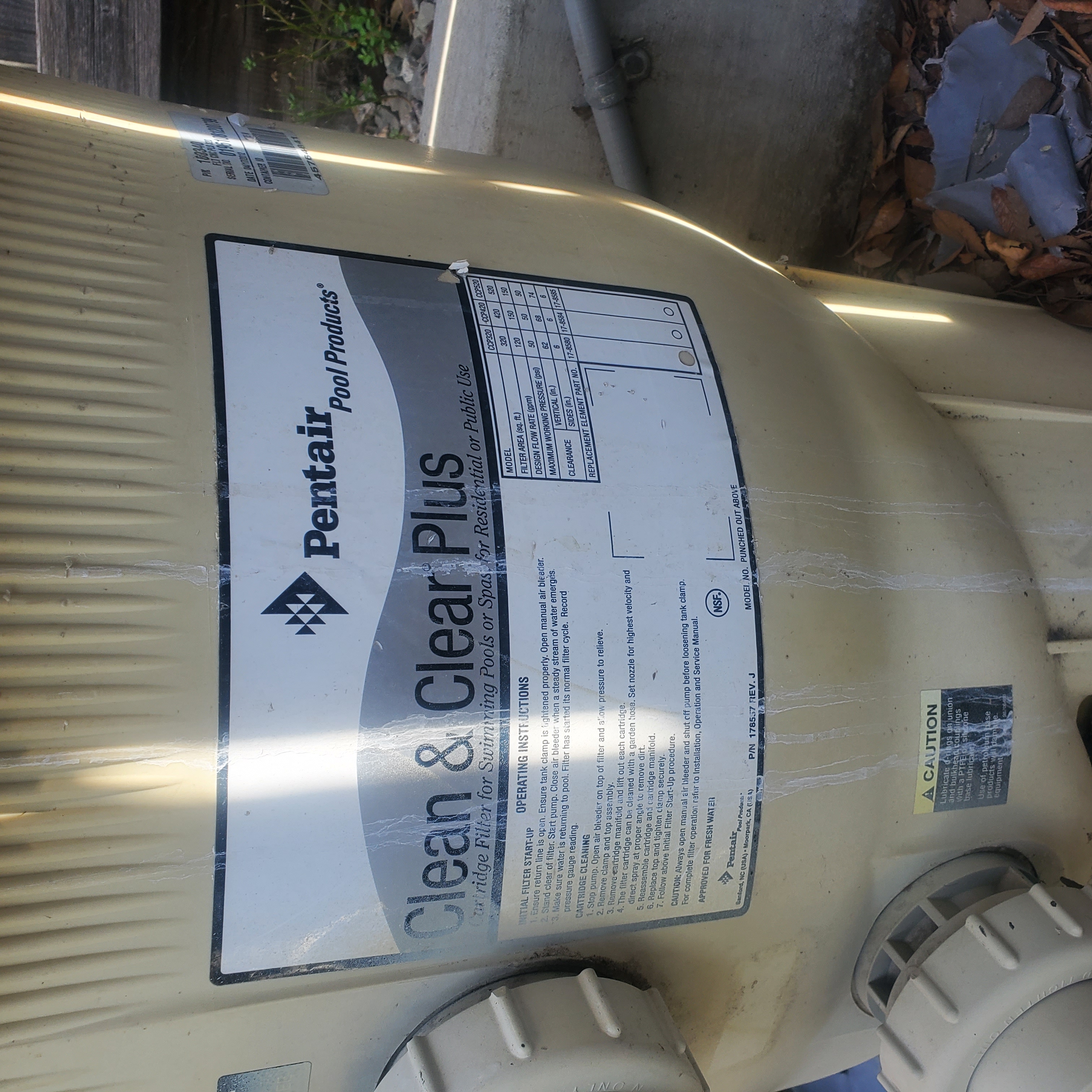 Pool Filter Tank Body O-Ring, 19-1/4" ID, 1/2" Cross Section, Generic ...