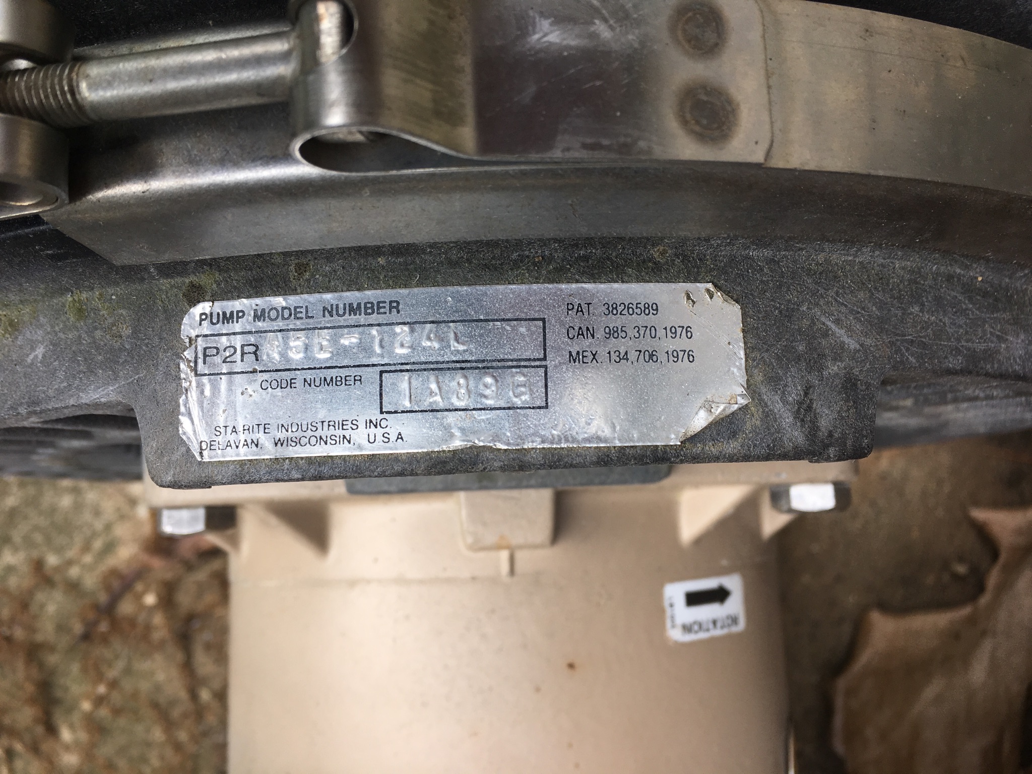 Sta-Rite Dura-glas Pump 1 HP Single Speed Pump - P2RA5E - INYOPools.com