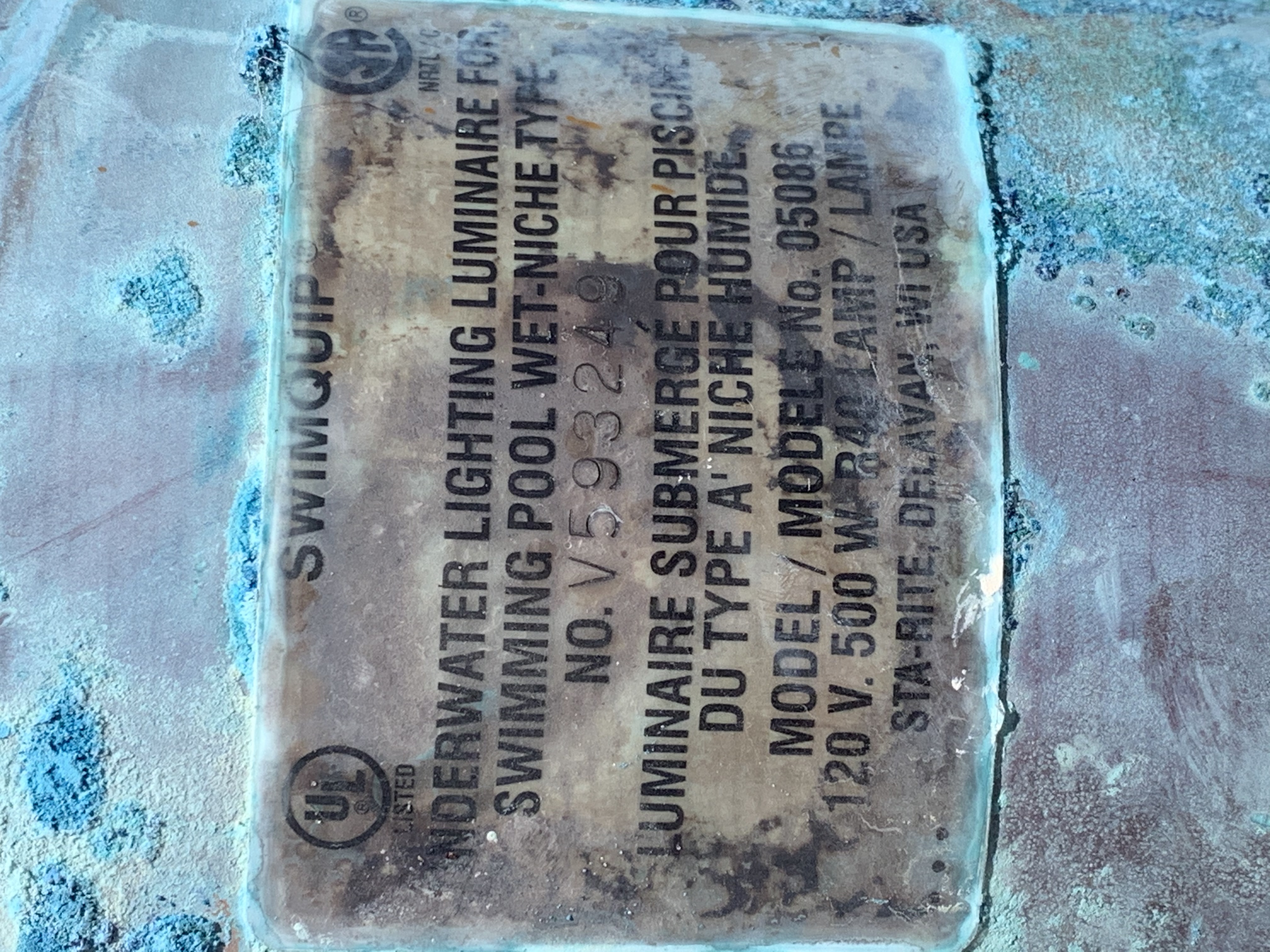 Sta-Rite SwimQuip Underwater Light 500 Watt 120 Volt 25' Cord - 05086 ...