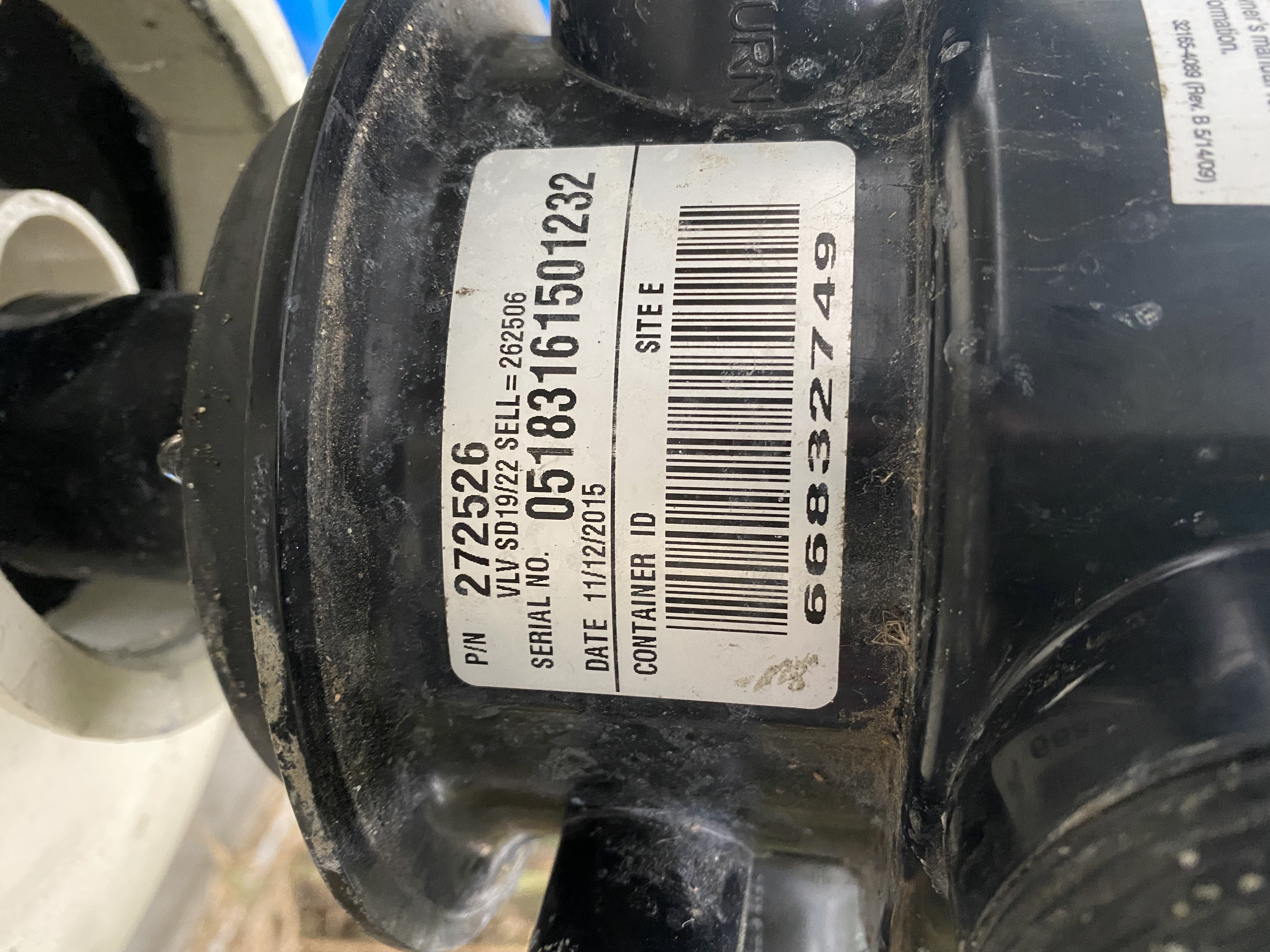 Pentair Sta-Rite Sand Filter Top Mount Multiport Valve with Clamp, 1-1/ ...