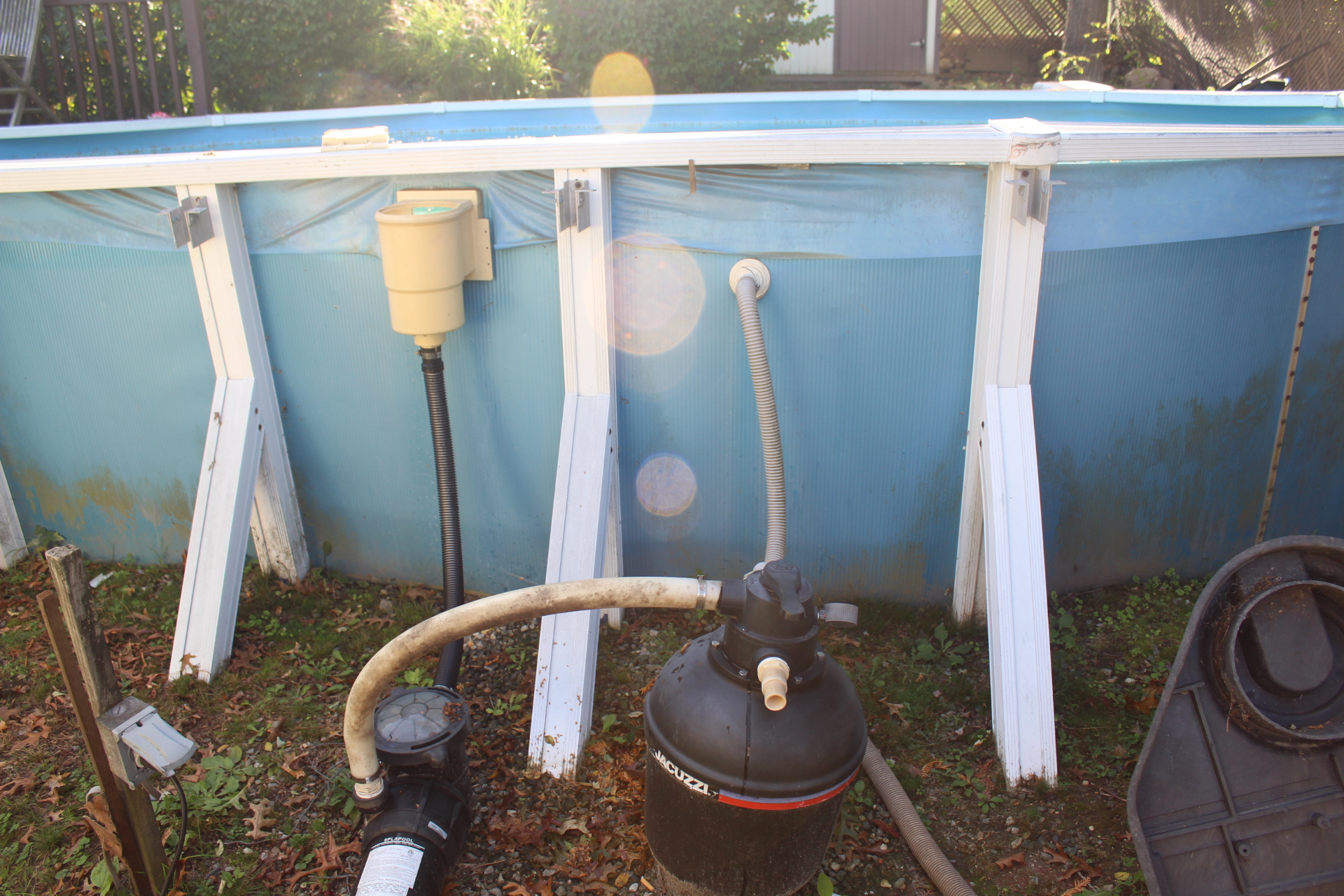 Wilbar Bottom Rail Aluminum 49" (Single) 15' Round - 10291 - INYOPools.com