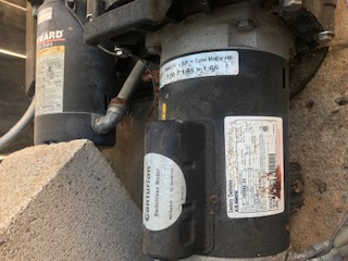 Century (A.O. Smith) 1.0 HP Full Rate Motor, Square Flange 56Y Frame ...