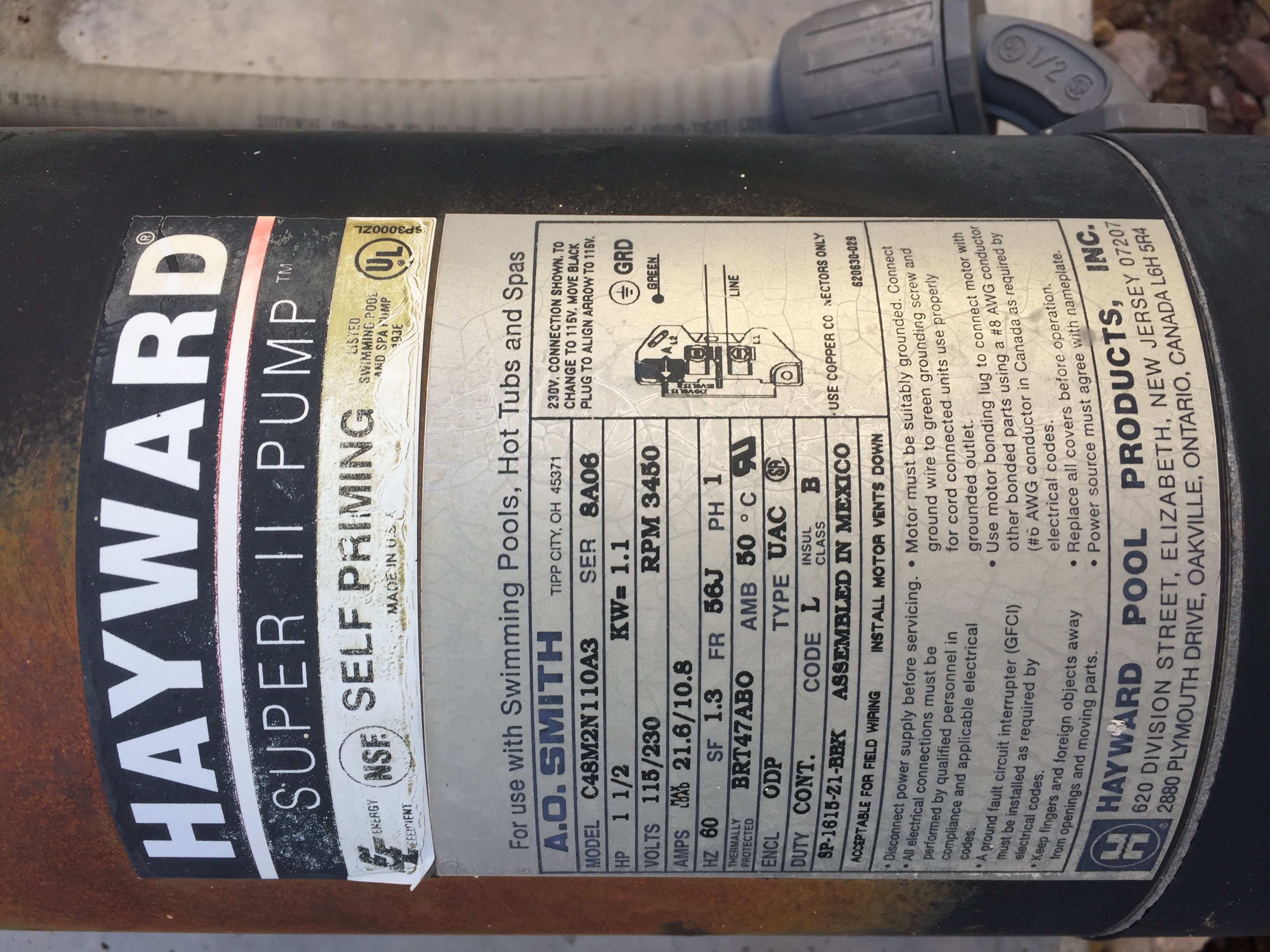 Questions for Century® (A.O. Smith) 2.0 HP Up Rate Pool Pump Motor ...