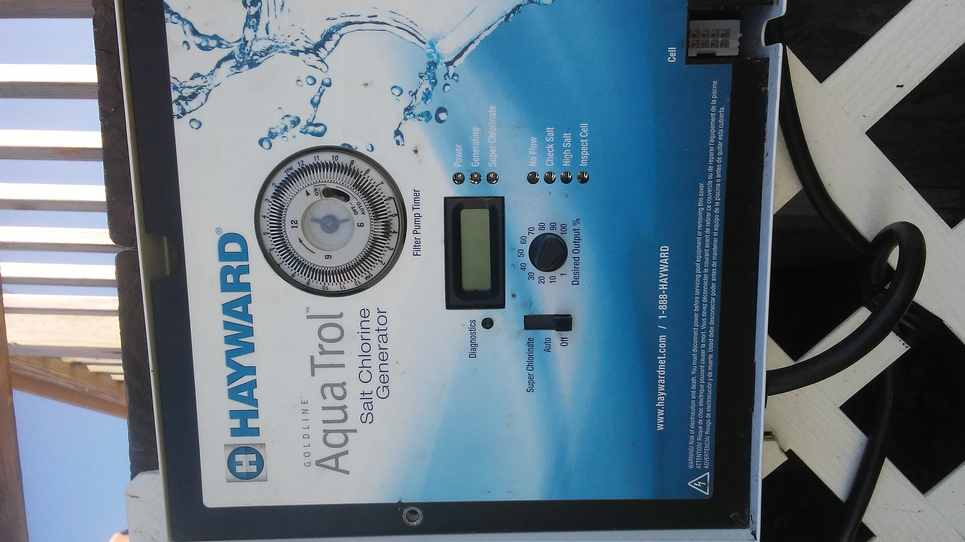 Hayward AquaTrol Above Ground Pool Salt System, Hose & Pipe Fittinng, 3 ...
