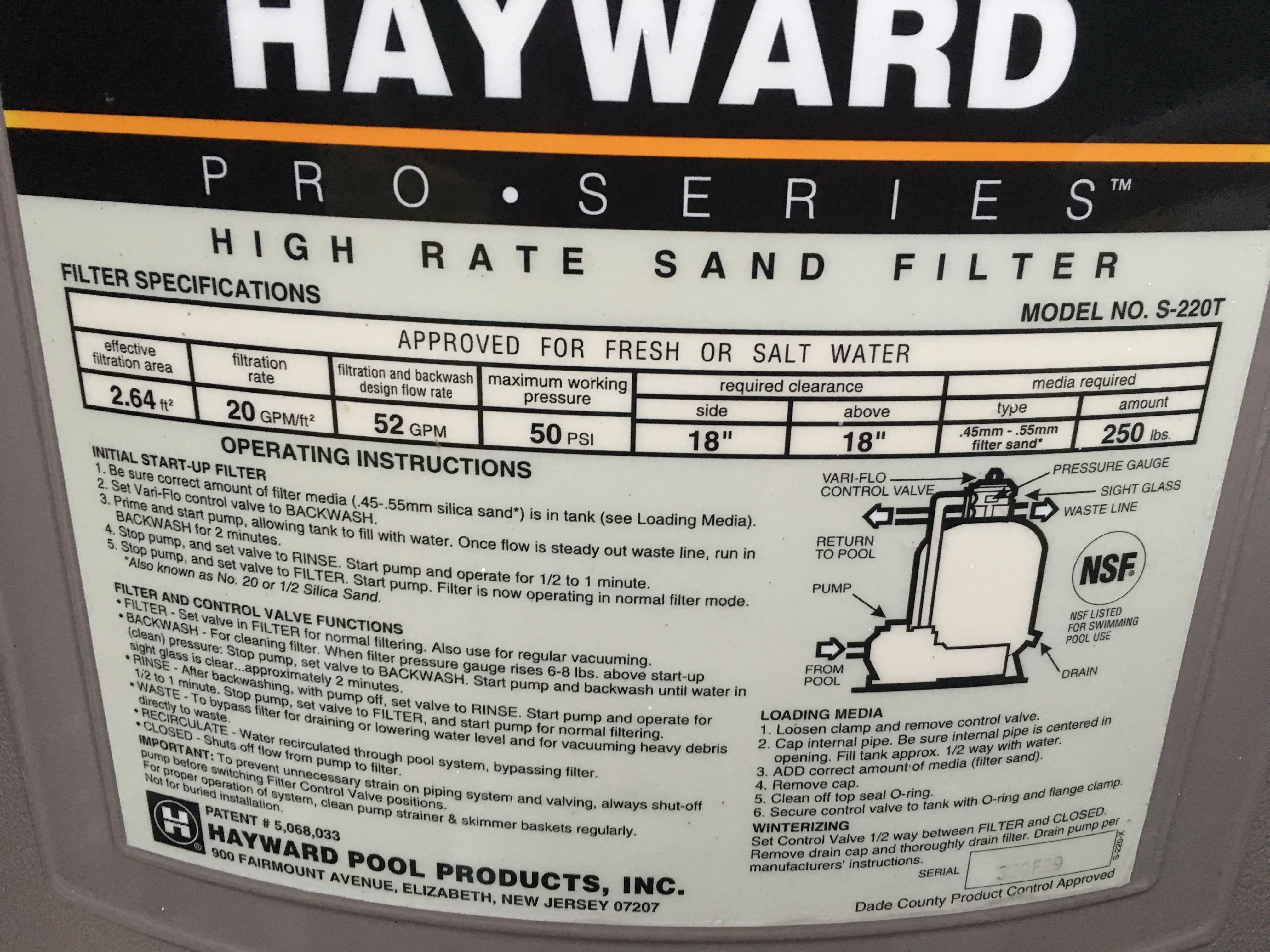 Pureline Replacement Upper Handle Assy. for Hayward SP0714T (SPX714BA ...