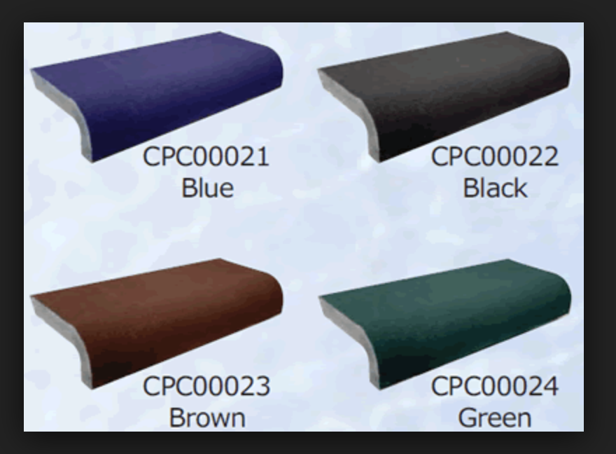 Inlays 2x6 Safety Edge - Blue - CPC00021 - INYOPools.com