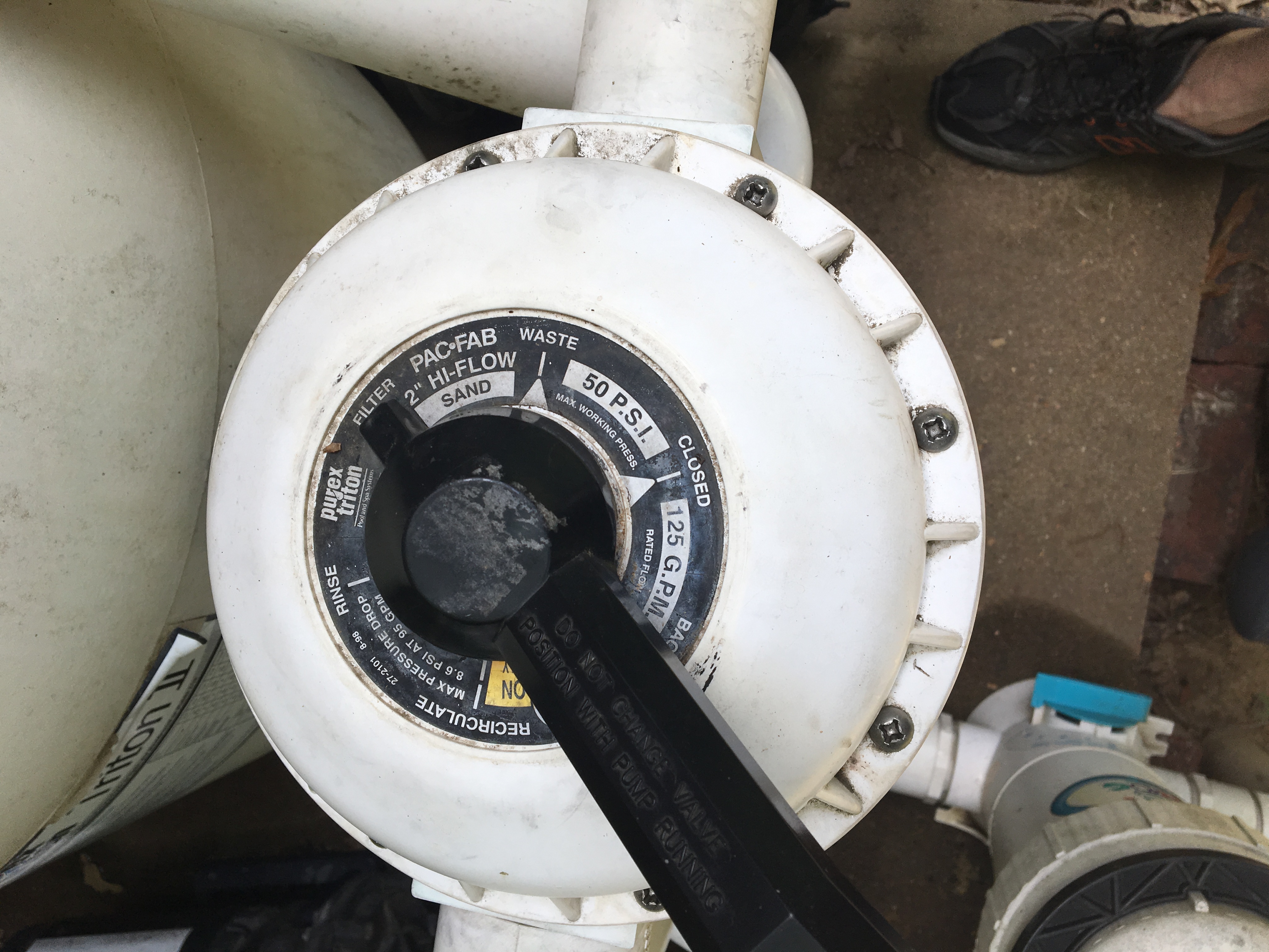 Pentair Hi-Flow 2" Multi-Port Valve, No Plumbing - 261049 - INYOPools.com