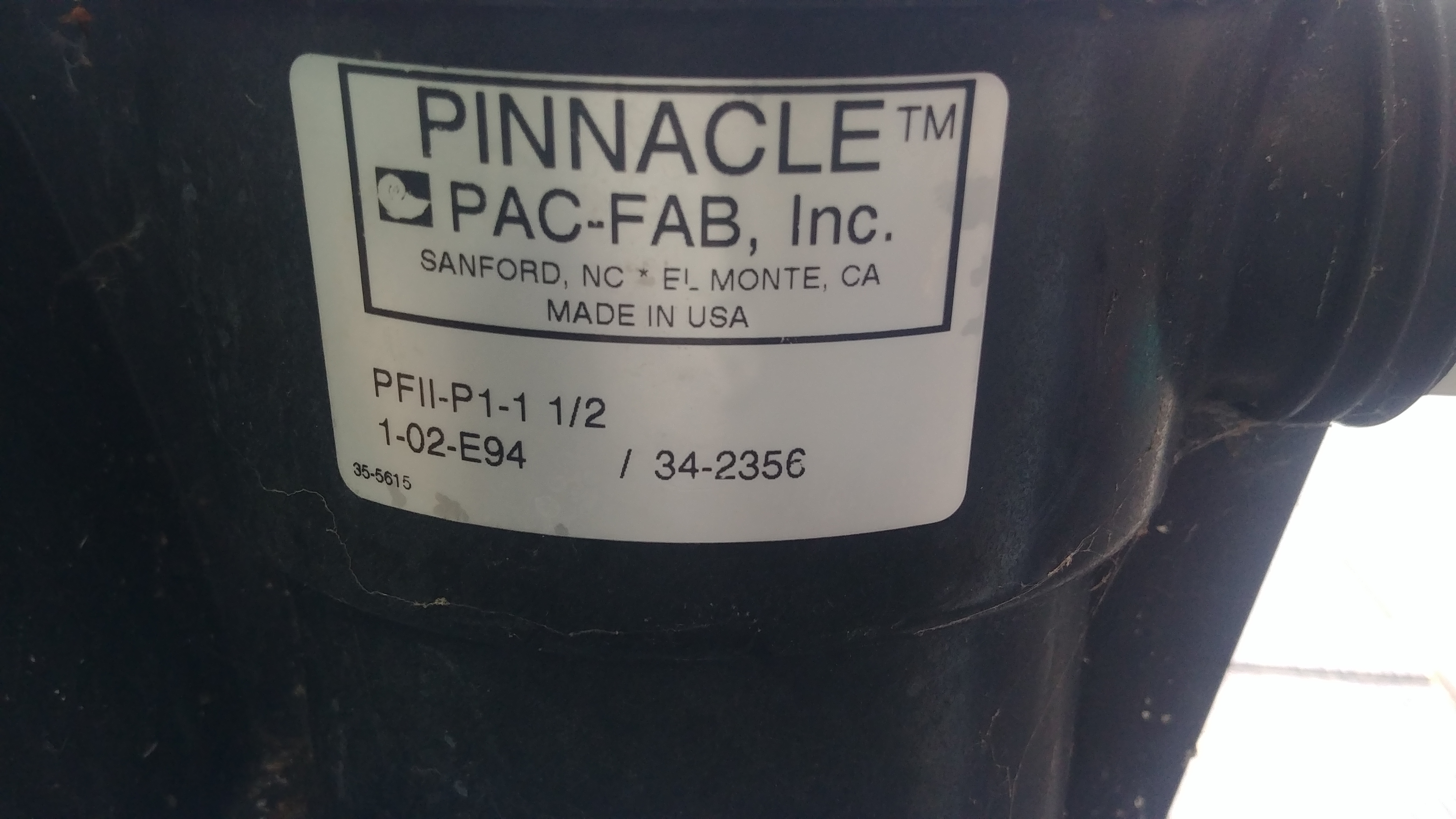 Pentair Pac Fab Pinnacle Pump Housing with Drain Plugs, Almond ...