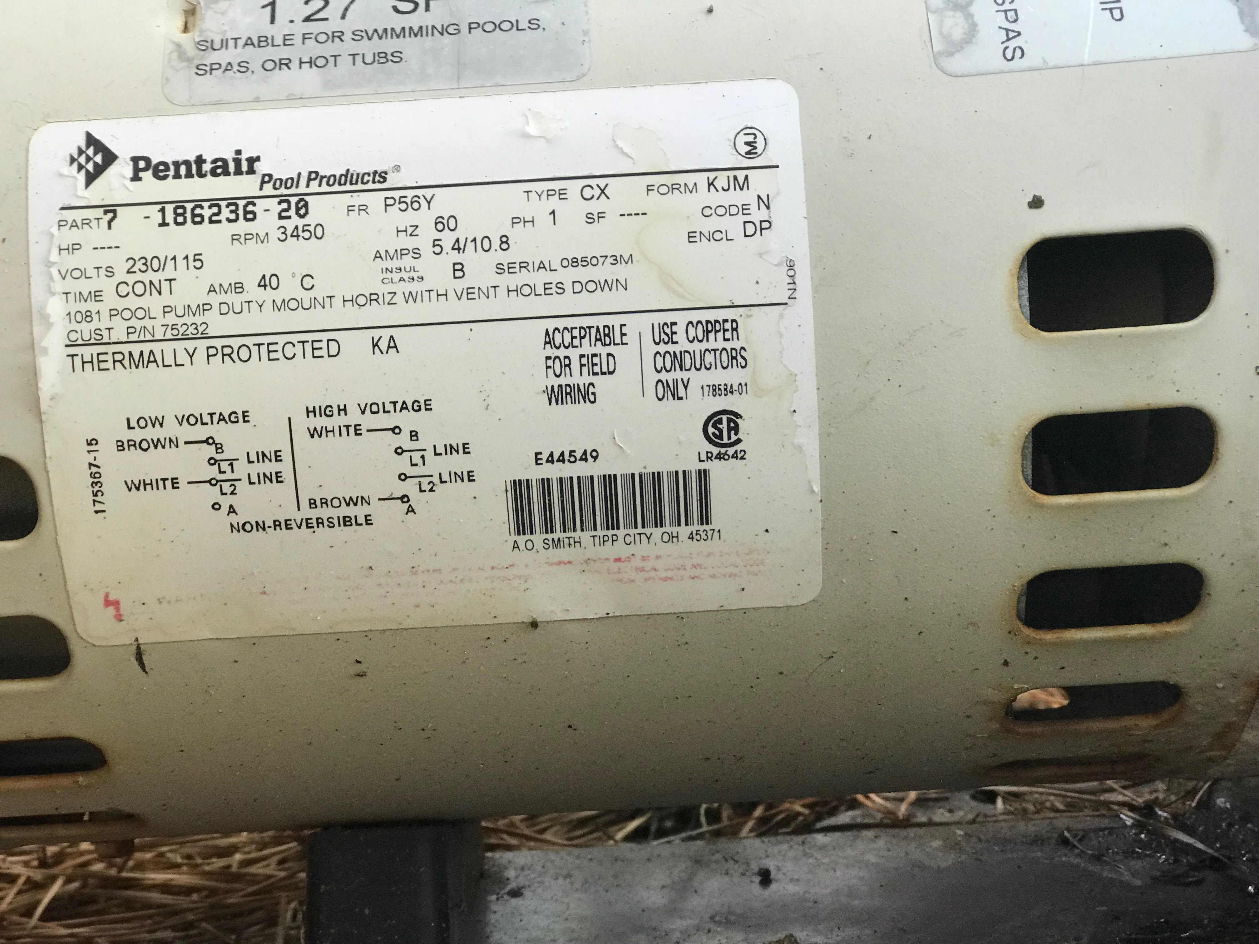 Pentair Pinnacle Pump 3/4 HP - 342853 - INYOPools.com