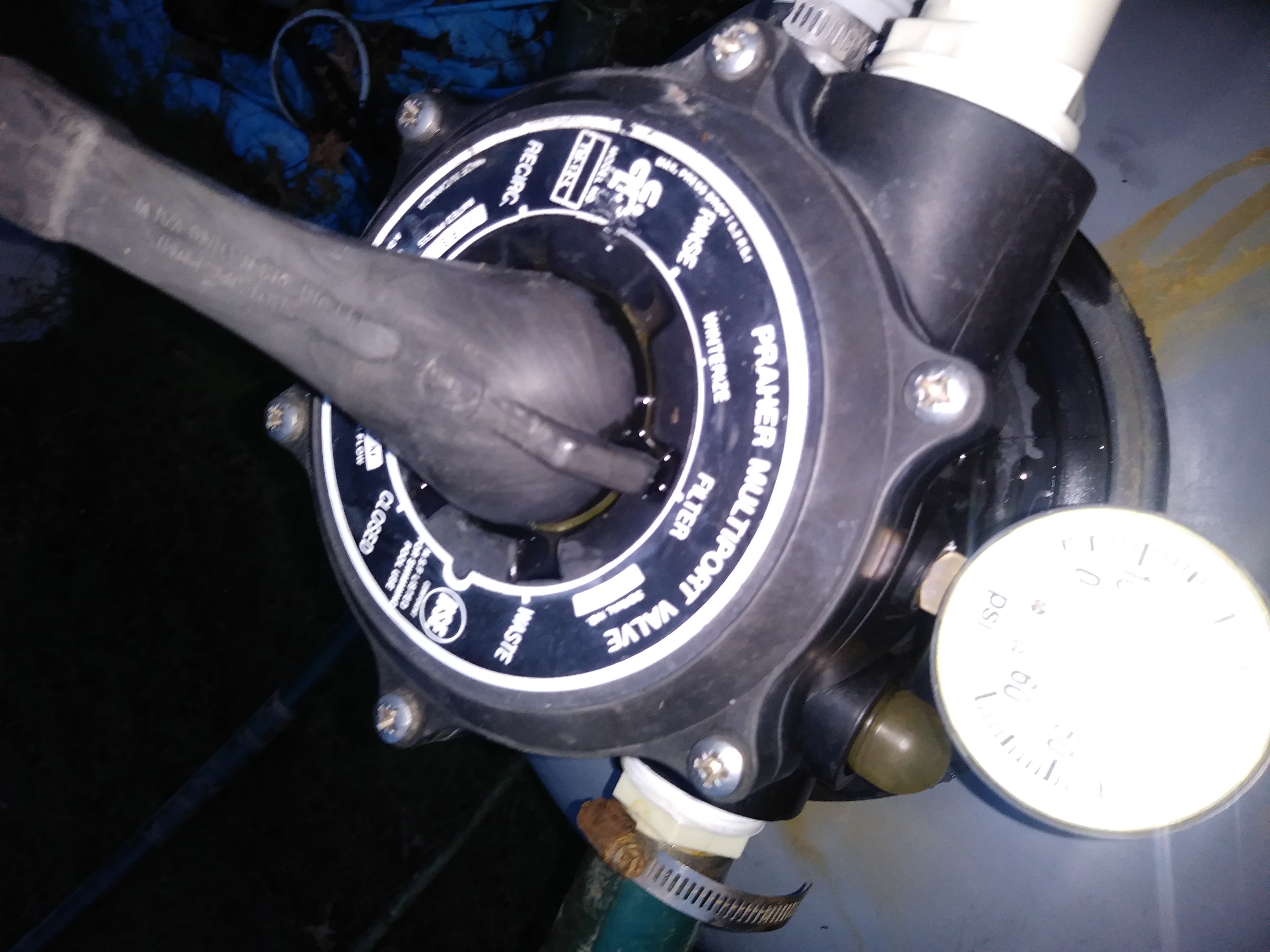 Praher Top Mount Multiport Valve 6-Way - TM-12-L - INYOPools.com