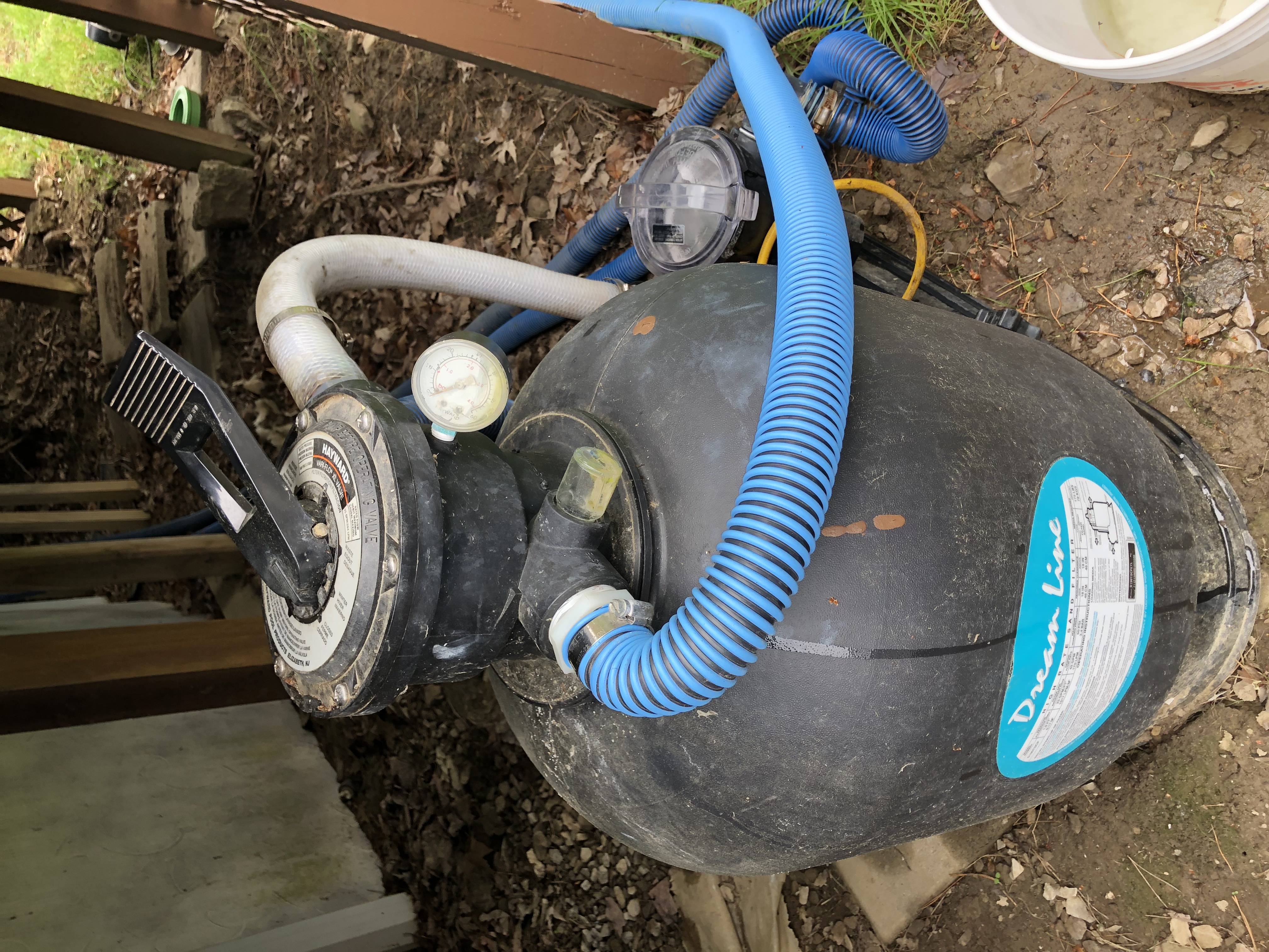 Pureline 19" Above Ground Pool Sand Filter System w/ 1 HP Pump - PL1511 ...