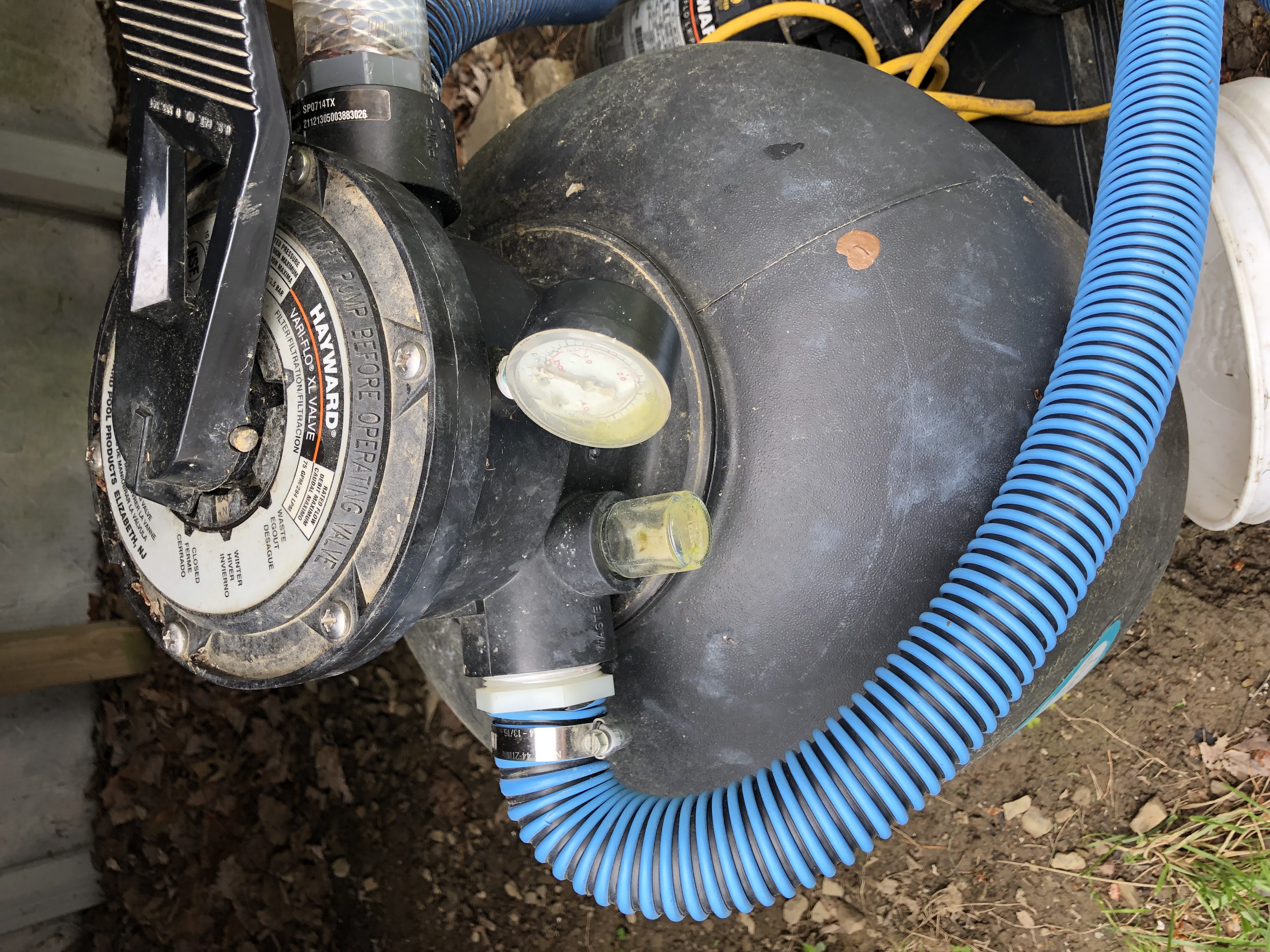 Pureline 19" Above Ground Pool Sand Filter System w/ 1 HP Pump - PL1511 ...