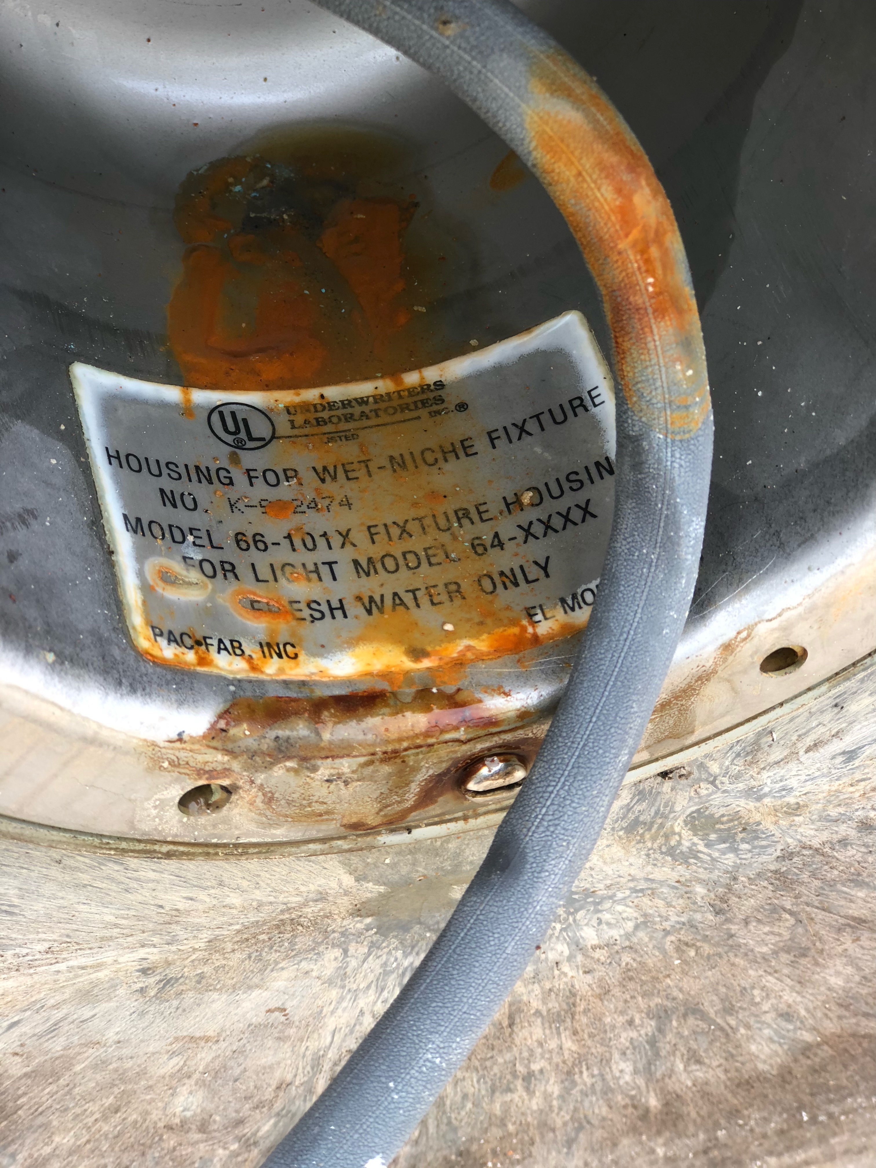 Pureline PureColors LED Bulb & Spa Light Fixture Kit, 120V 50' Cord ...