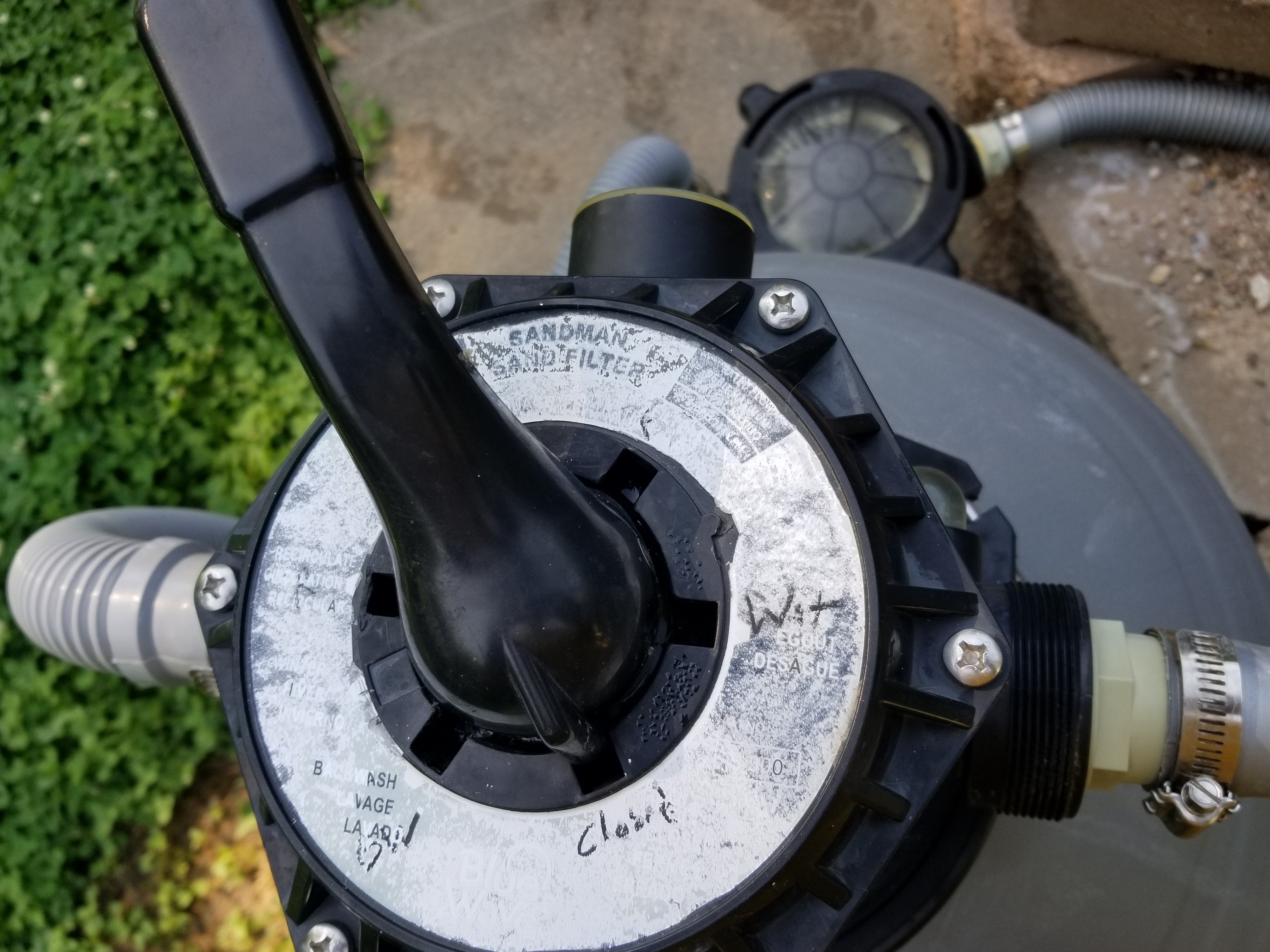 PureLine Replacement Sand Filter Valve Upper Assembly w/ Spider Gasket ...