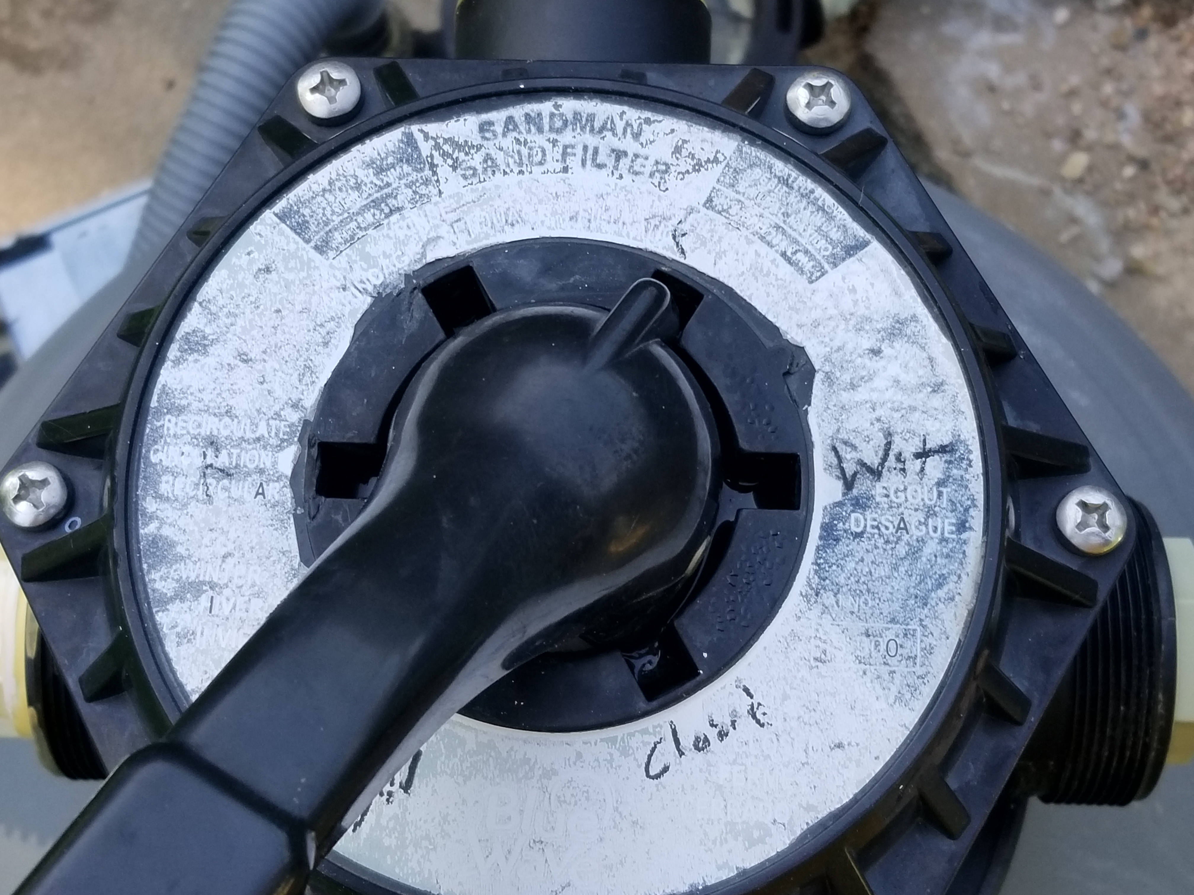 PureLine Replacement Sand Filter Valve Upper Assembly w/ Spider Gasket ...