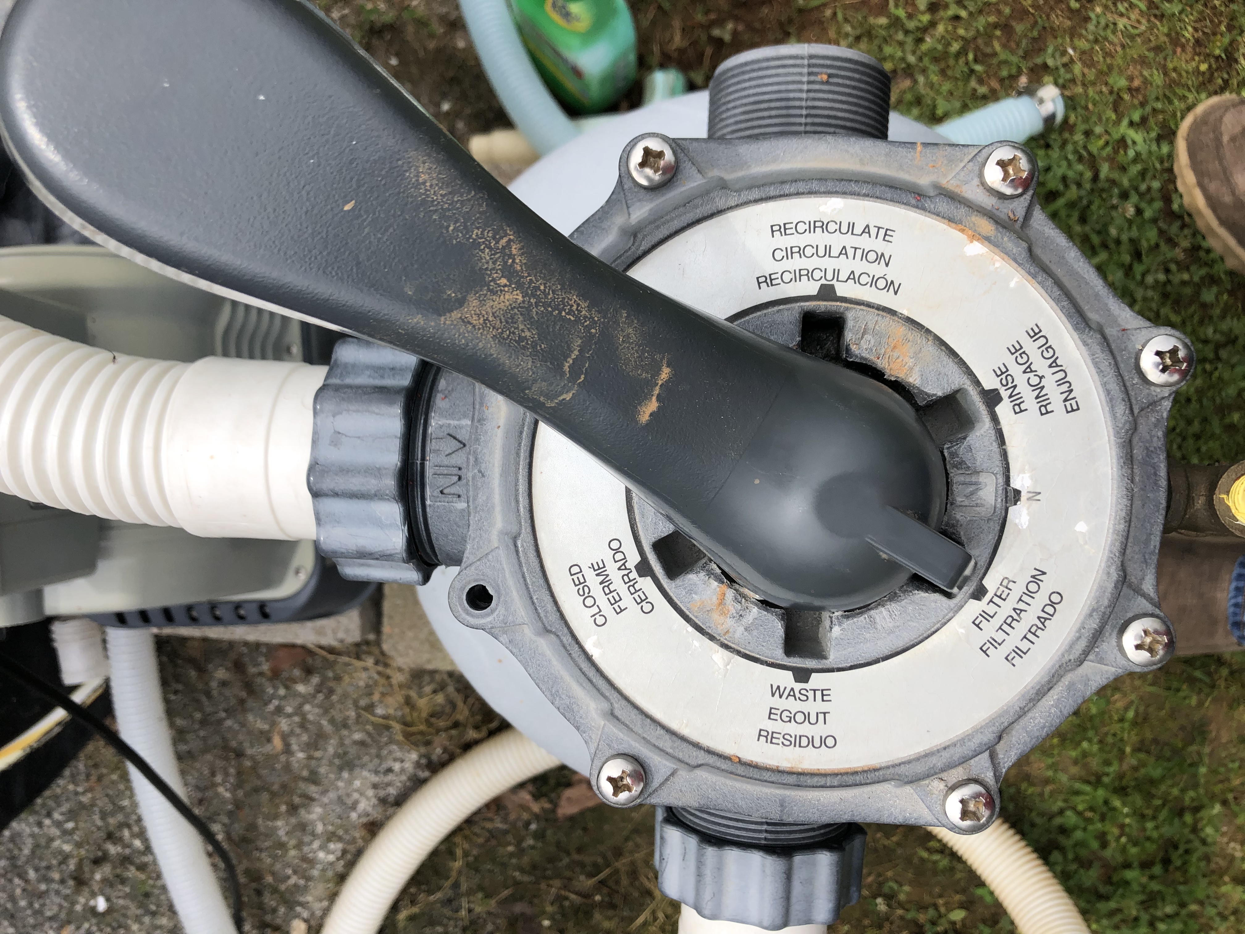 PureLine Replacement Sand Filter Valve Upper Assembly w/ Spider Gasket ...