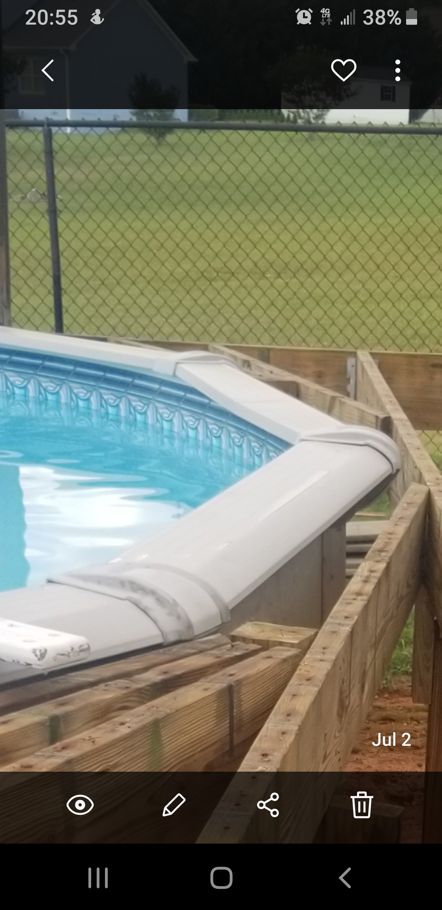 Wilbar 20668A Top Plate Resin Upgrade Kit for 18' Round - INYOPools.com